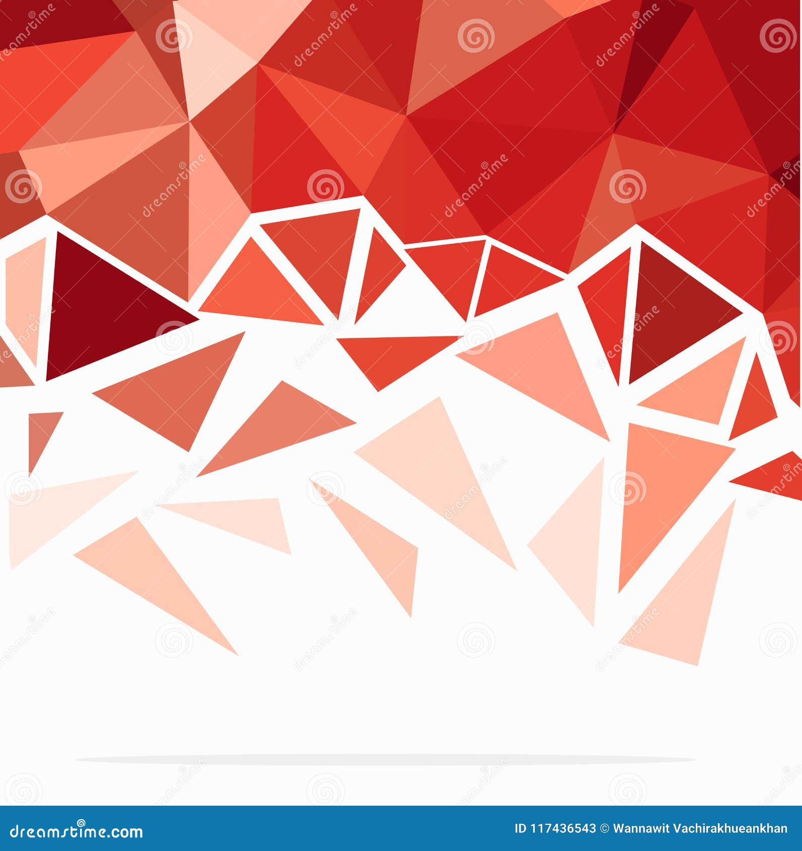 Abstract Orange Triangle Background Stock Vector - Illustration of artwork, abstract: 117436543