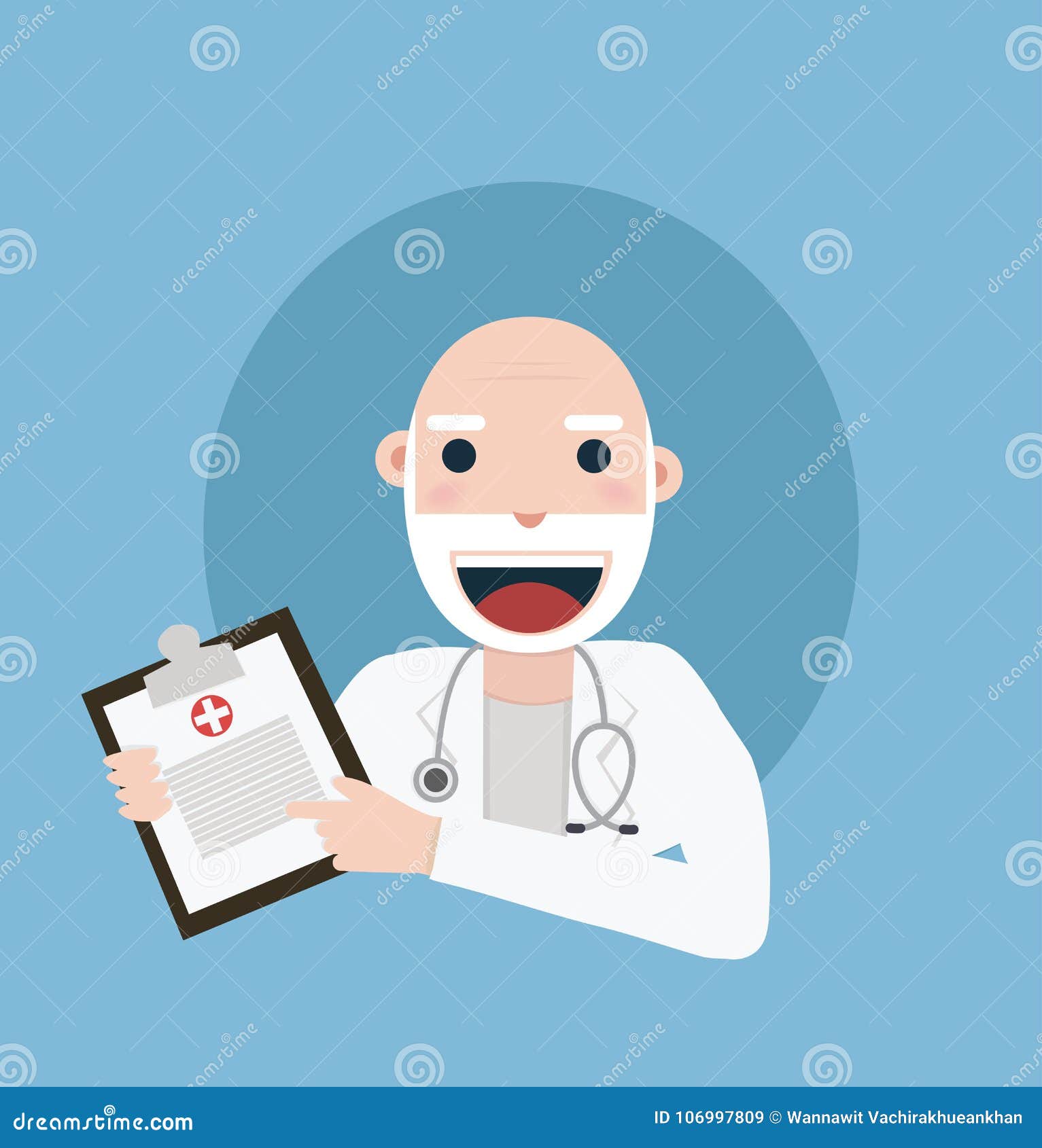 Doctor Medical Background Design Stock Vector - Illustration of cartoon ...