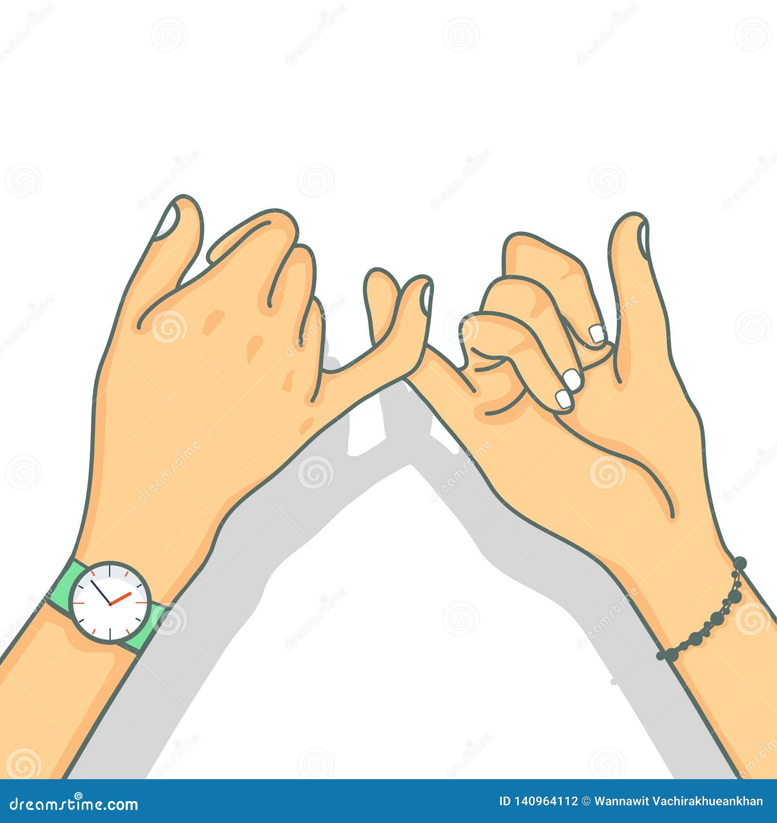 Hand drawn promise vector stock vector. Illustration of ideas - 140964112