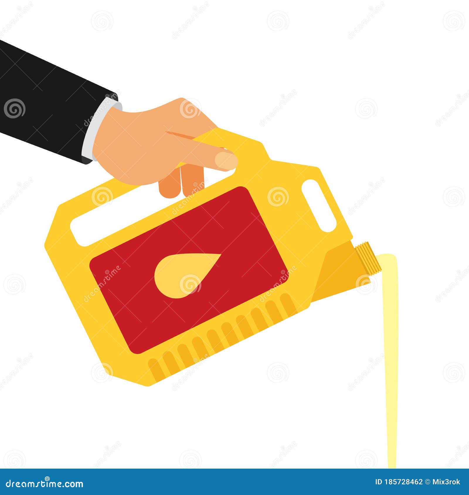 Replacement Motor Oil. Cartoon Vector | CartoonDealer.com #90088947