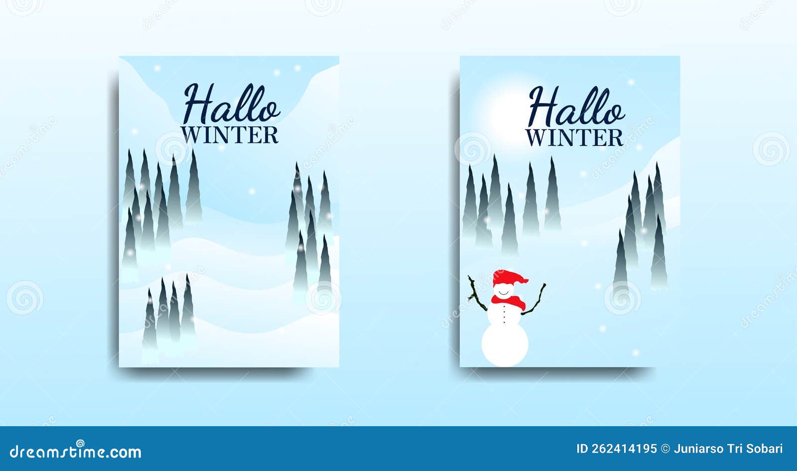 Flat Winter Landscape. Snowy Background,poster Background Design Stock ...