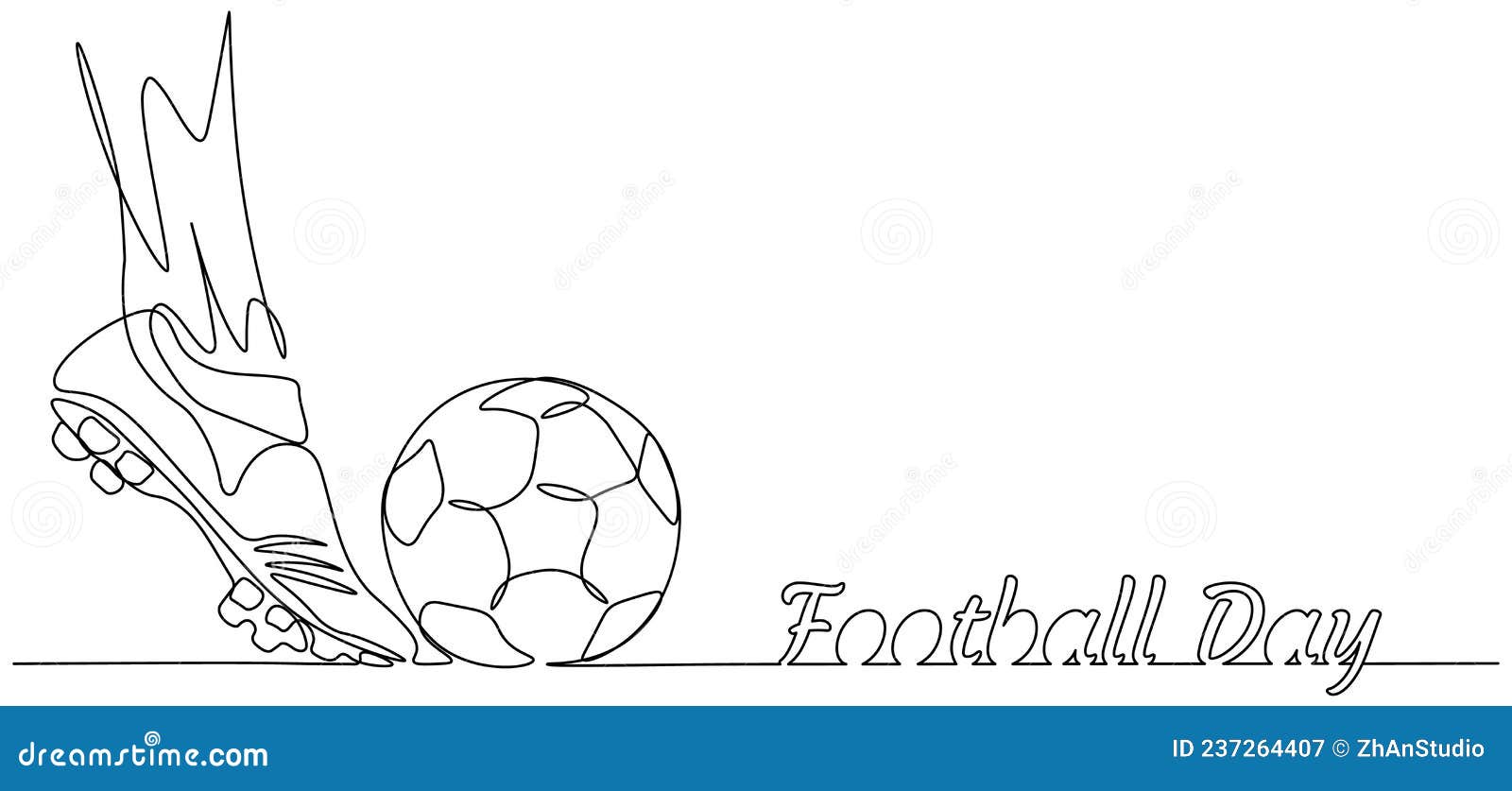 Vector Illustration. Football. Ball. a Celebration of Football Stock ...