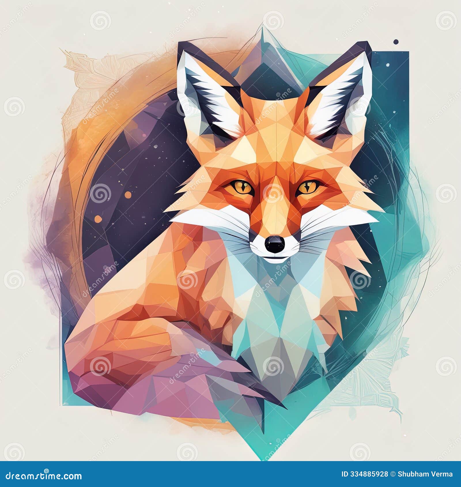 Vector Illustration of the Fox Vector Illustration of the Fox Vector ...