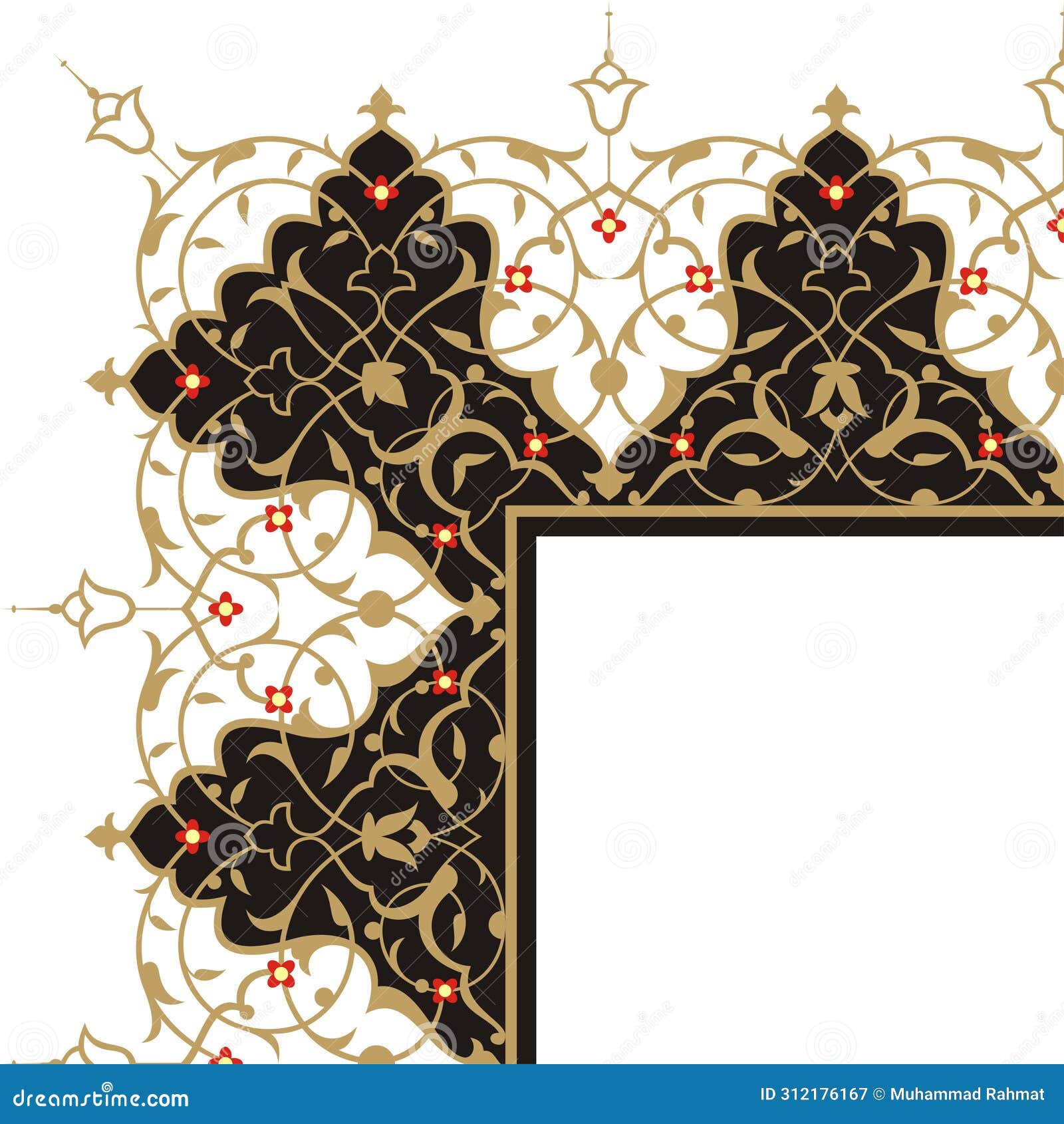 Vector Illustration For Frame, Border, Corner Design Template. Elements ...