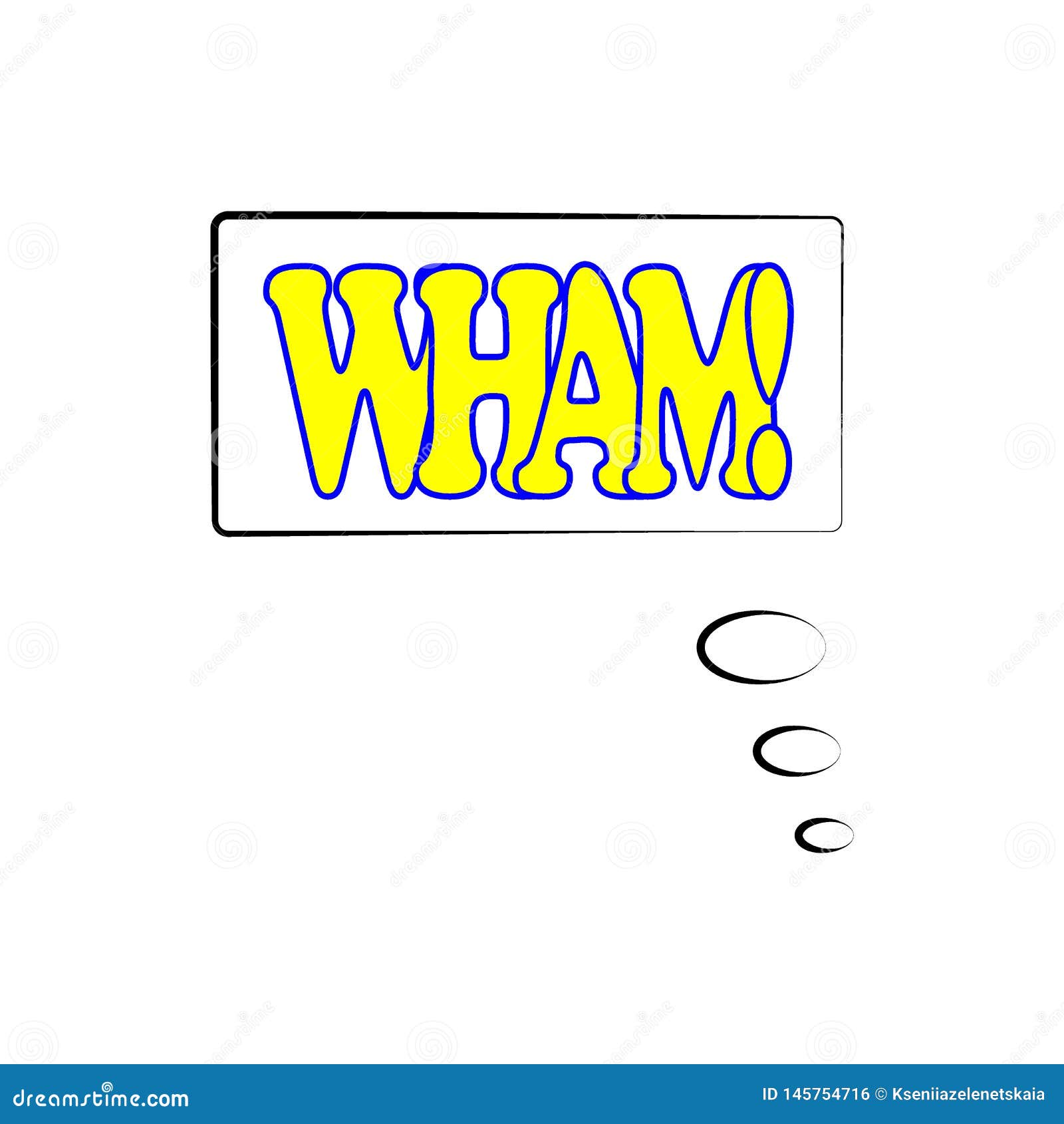 Vector Illustration. Frame Template in Comic Pop Art Style Isolated on ...