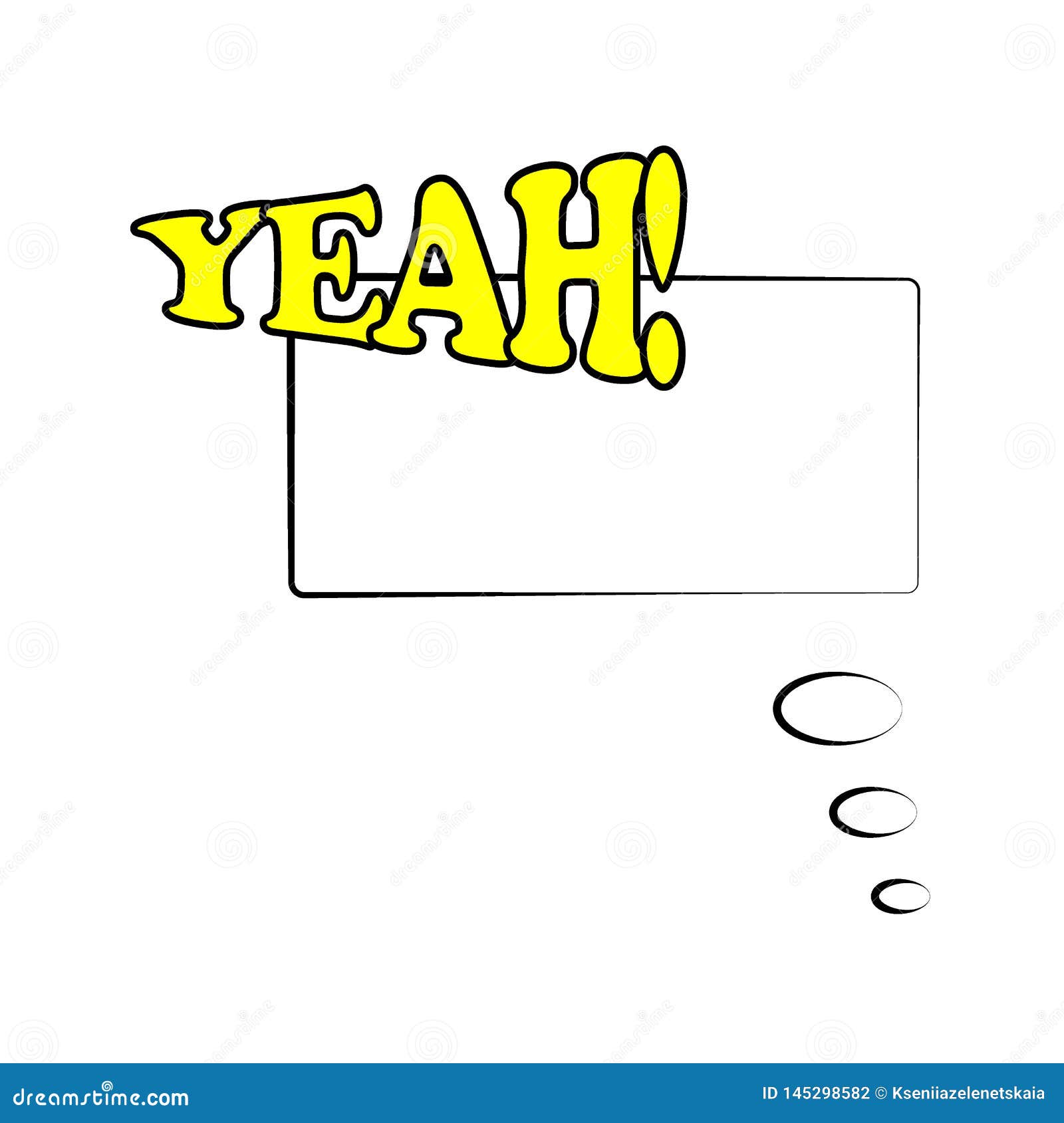 Vector Illustration. Frame Template in Comic Pop Art Style Isolated on ...