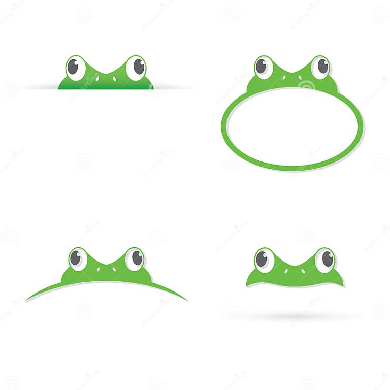 Frog banners stock vector. Illustration of froggie, amazon - 30278592
