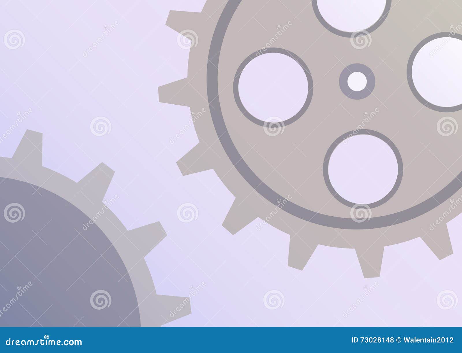 Vector Illustration of Gear Wheel Abstract Background. Stock Vector ...