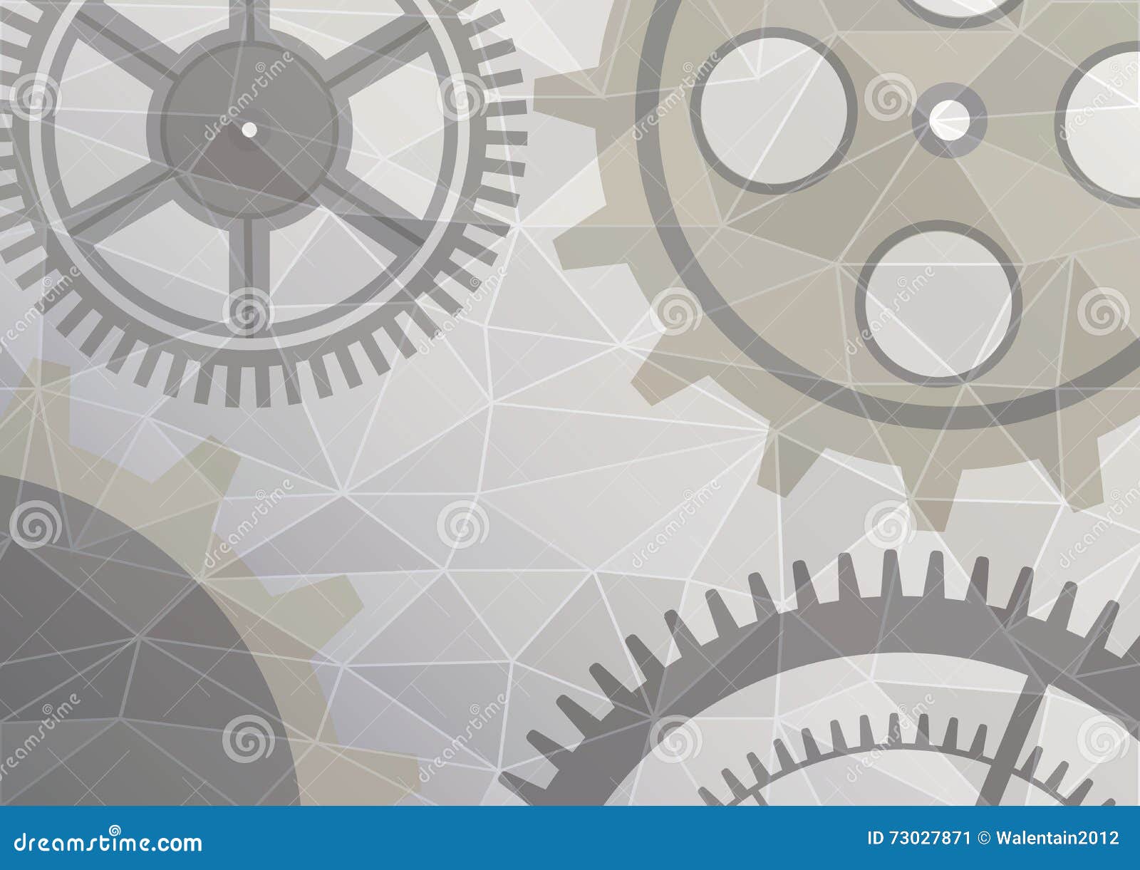 Vector Illustration of Gear Wheel Abstract Background. Stock Vector ...