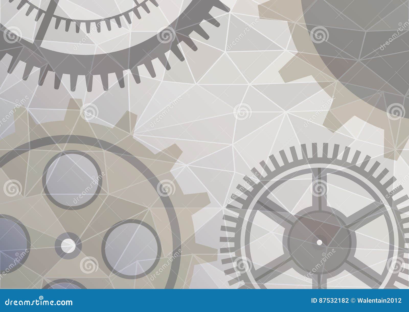 Vector Illustration of Gear Wheel Abstract Background. Transparent ...