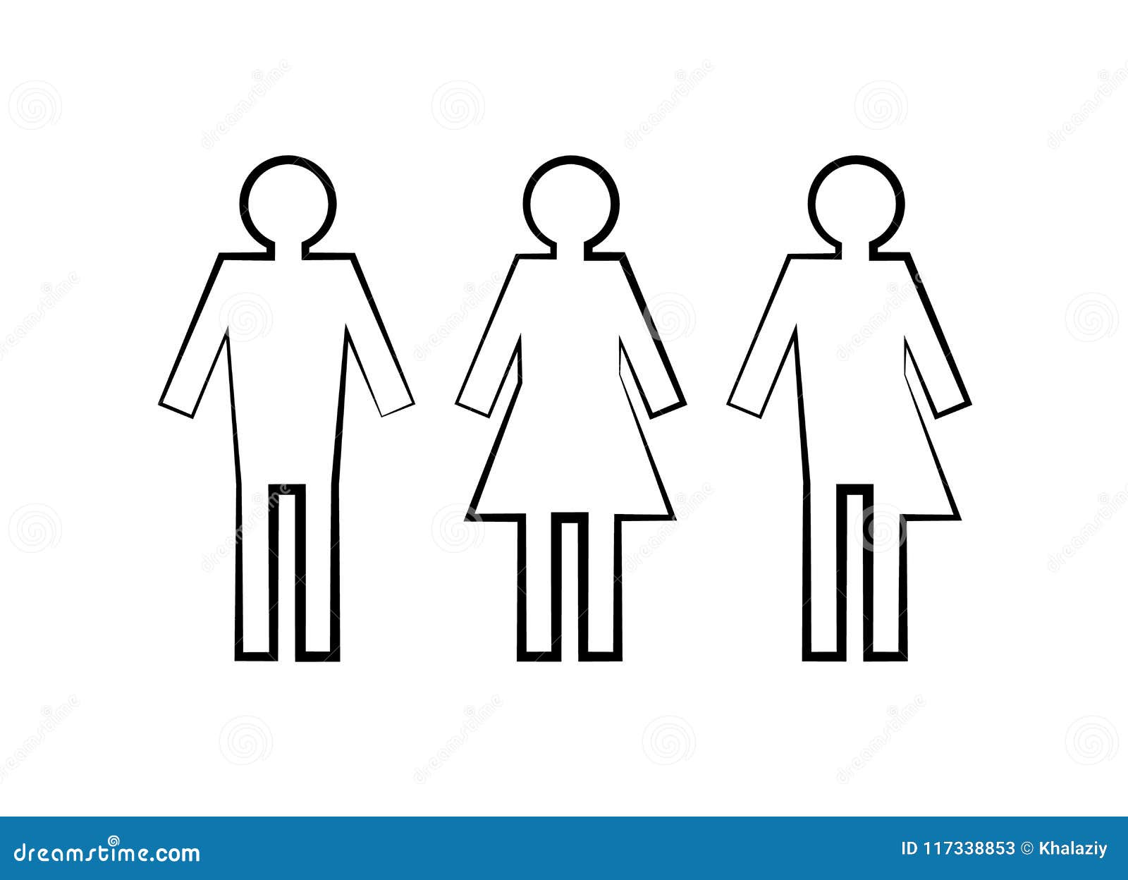Vector Illustration of Gender Issues Concept Stock Vector ...