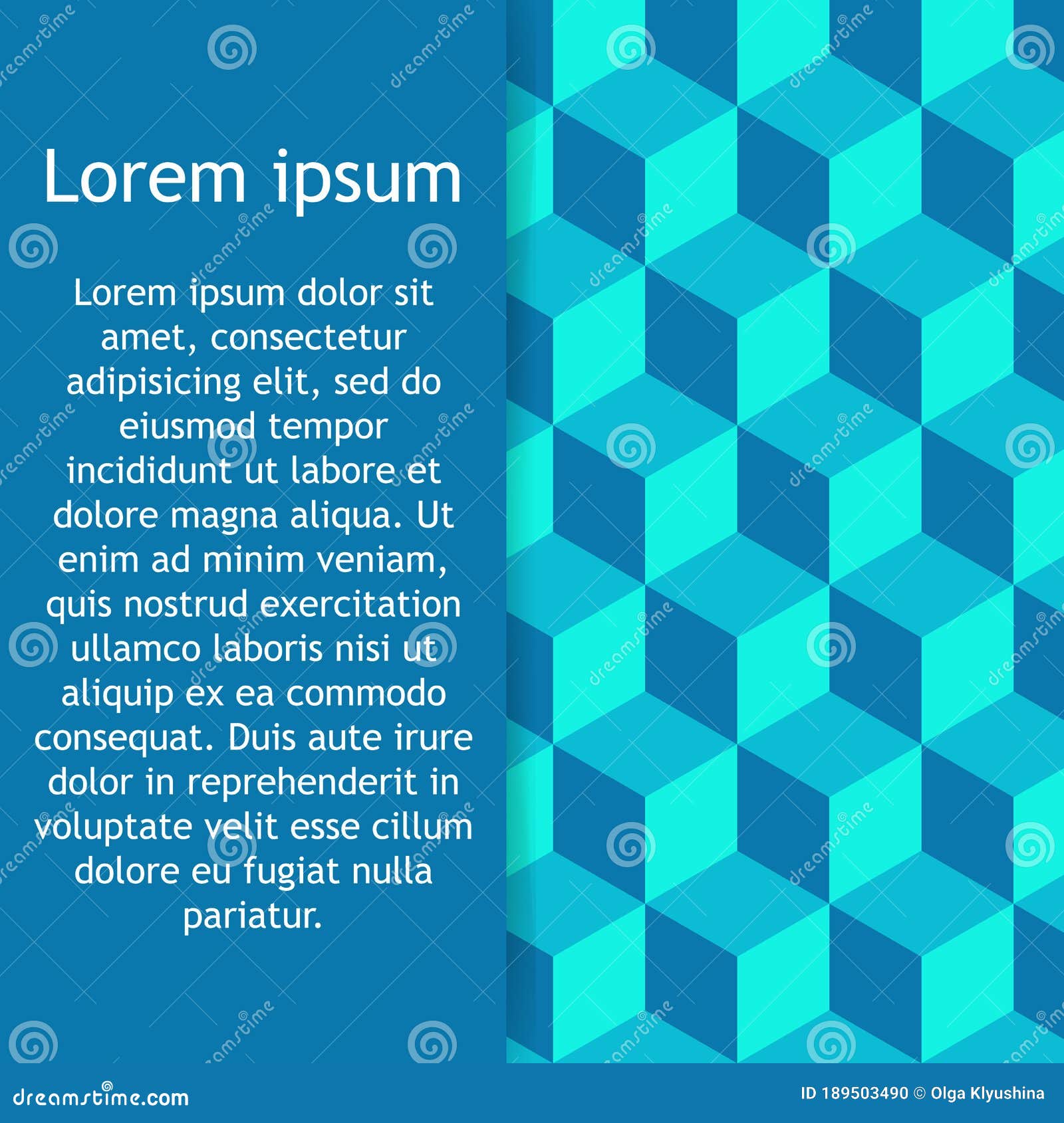 Vector Illustration. Geometric Vector Background Cube Shapes Stock ...