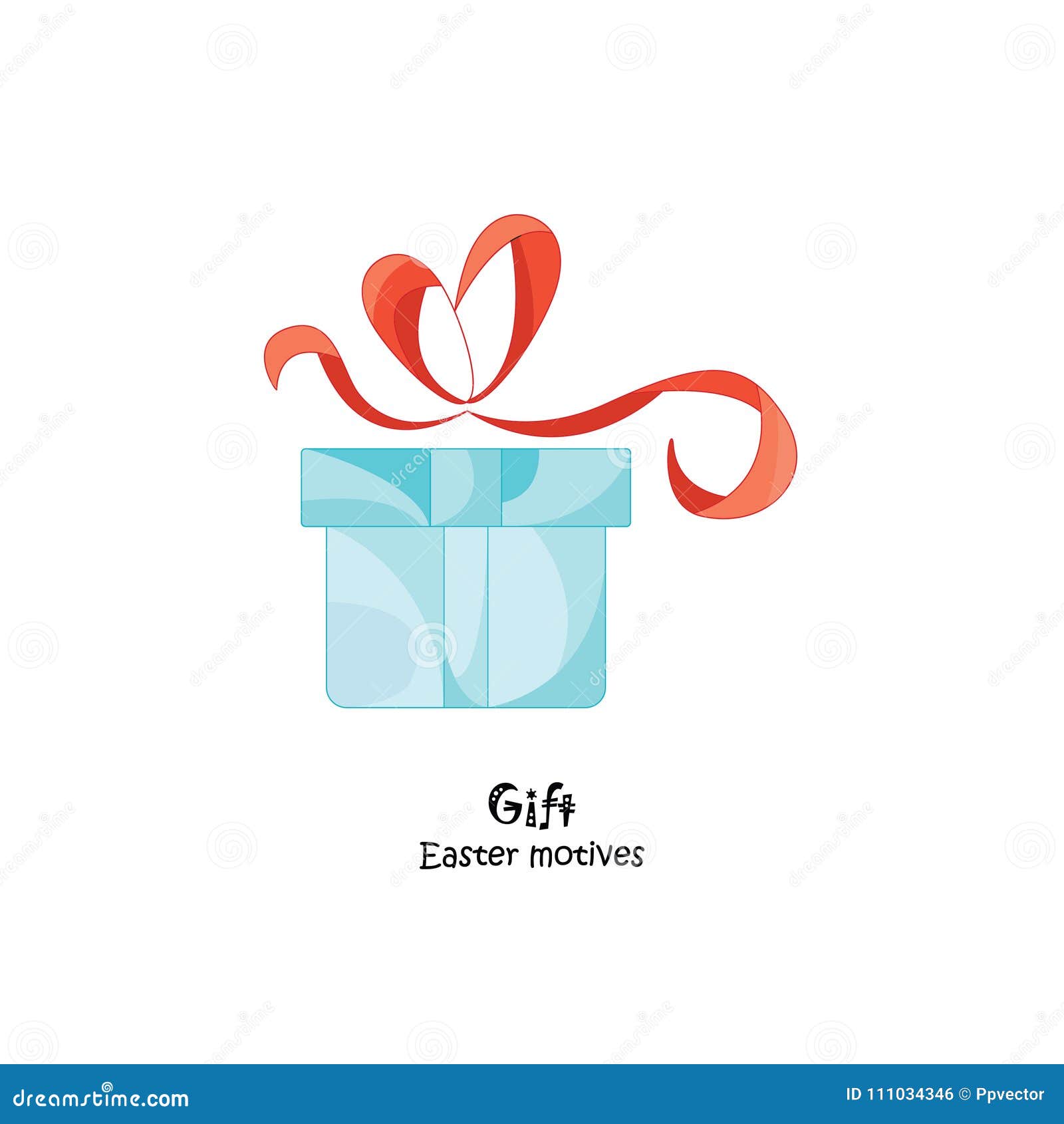 Vector Illustration. Gift Sign Stock Vector - Illustration of holiday ...