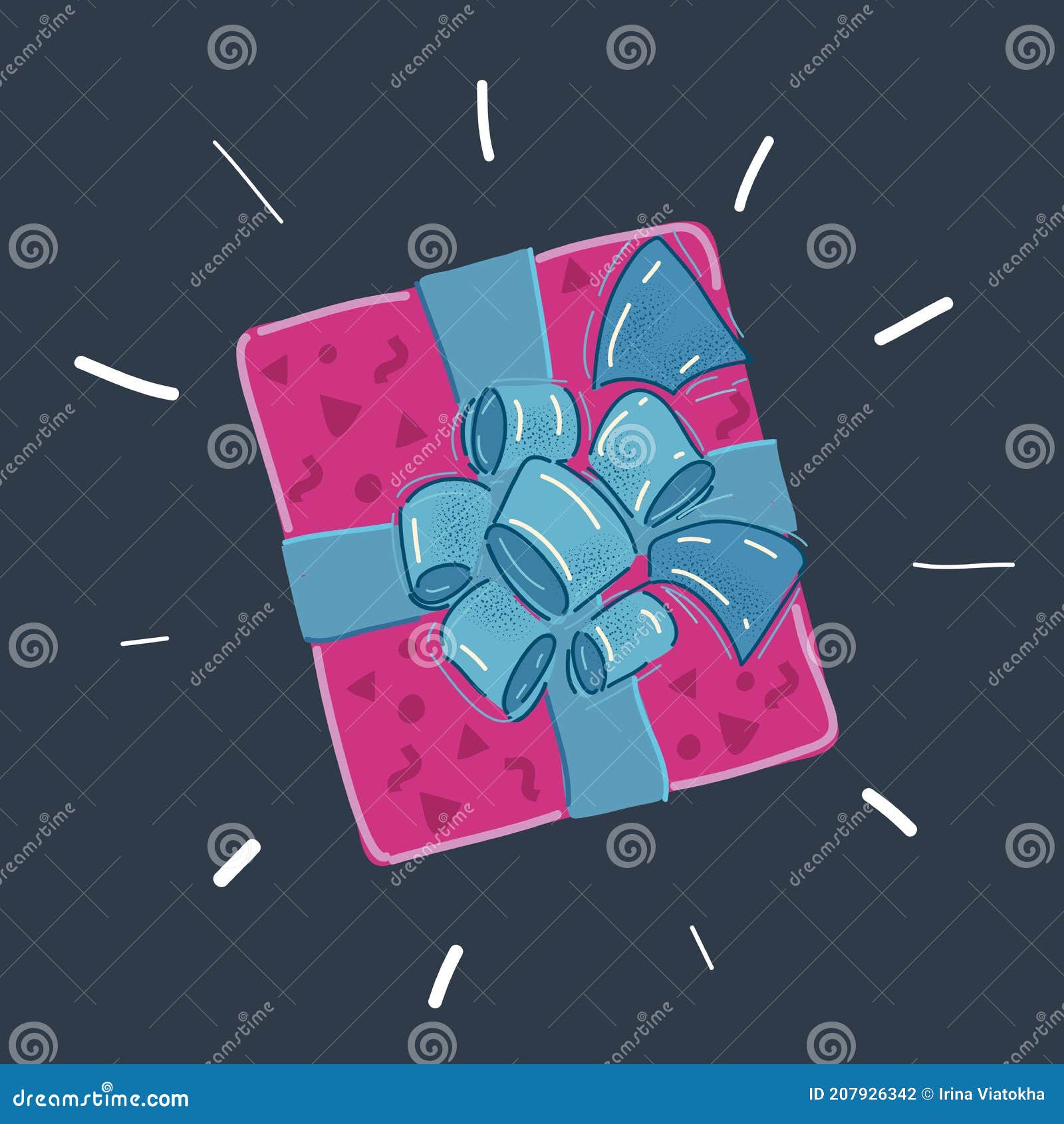 Vector Illustration of Vector Gift Wrapping Collection Stock ...