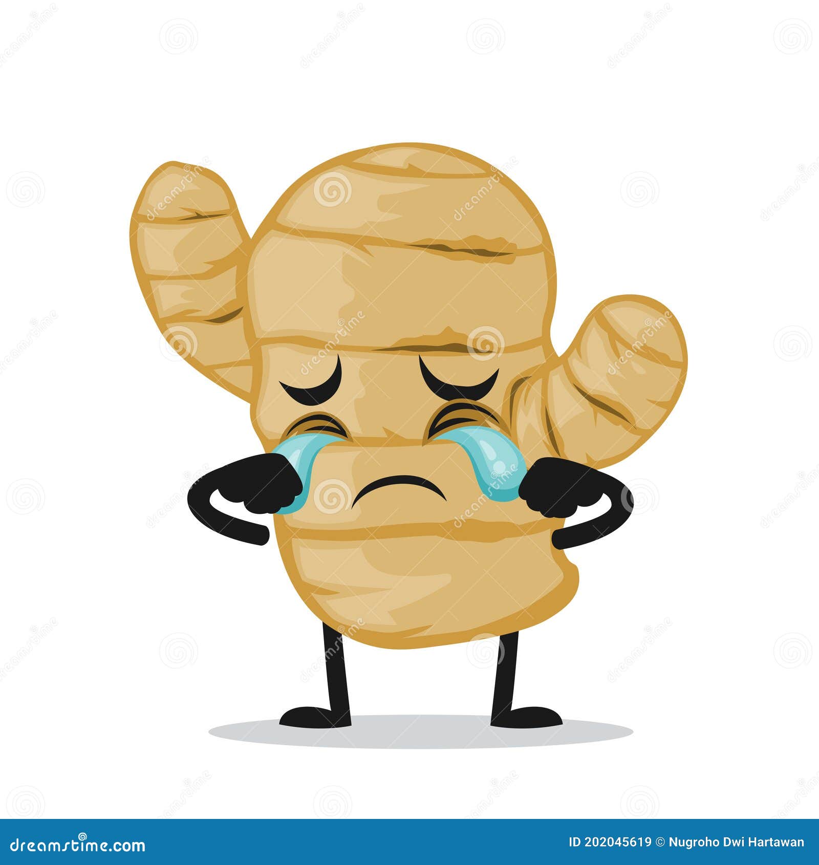 Vector Illustration of Ginger Mascot or Character Stock Illustration ...