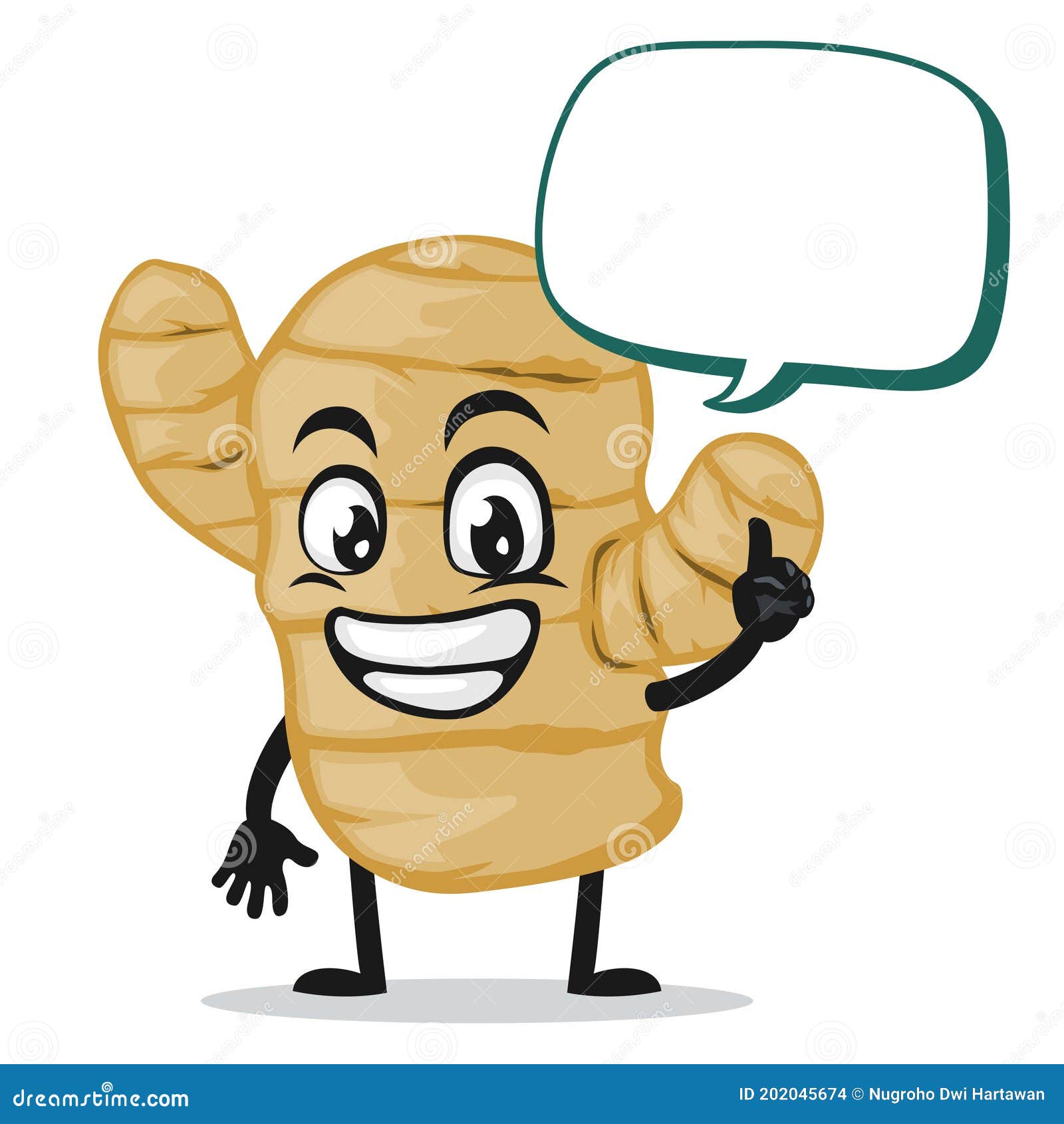 Vector Illustration of Ginger Mascot or Character Stock Illustration ...