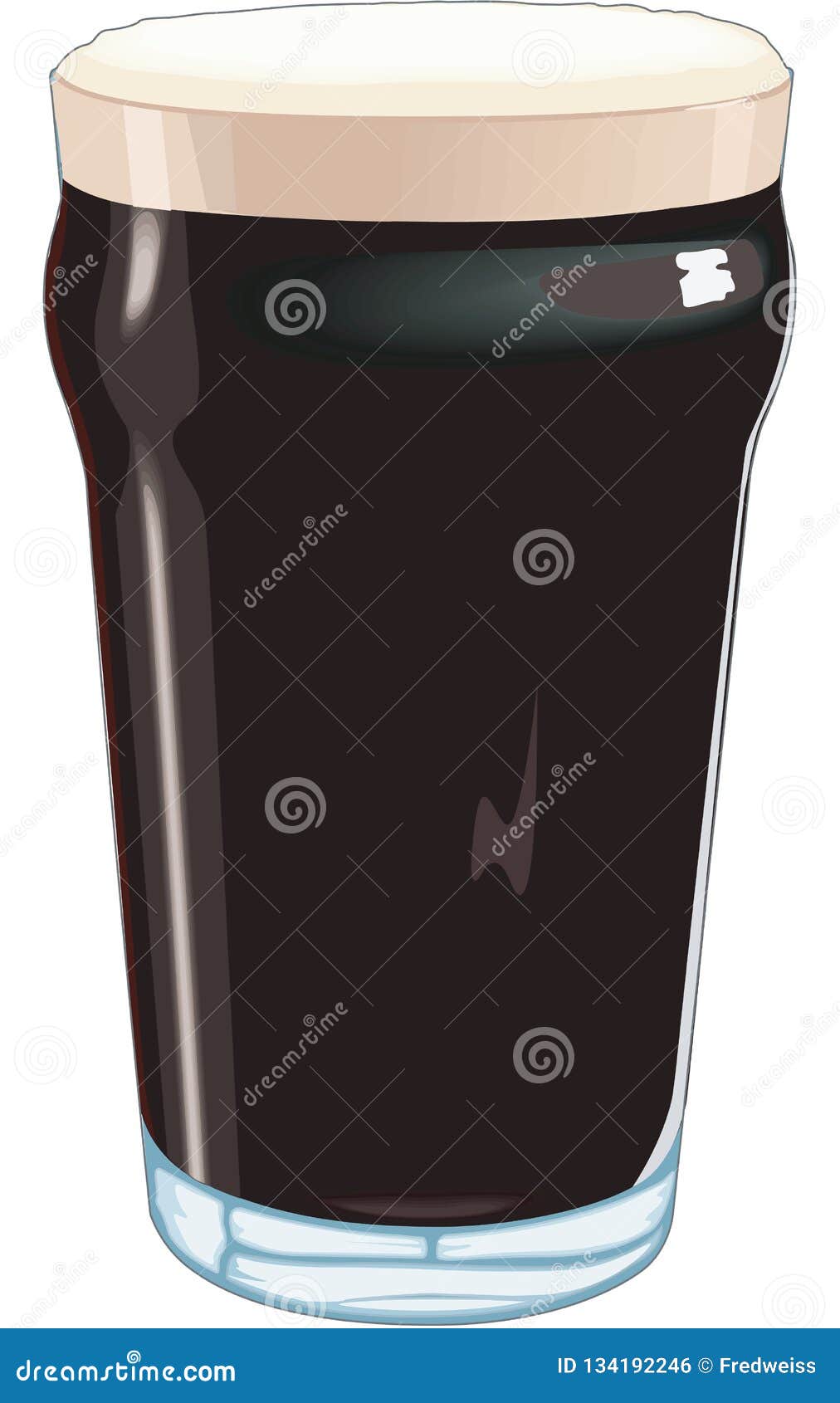 Dry Stout Vector Illustration Stock Vector - Illustration of container ...