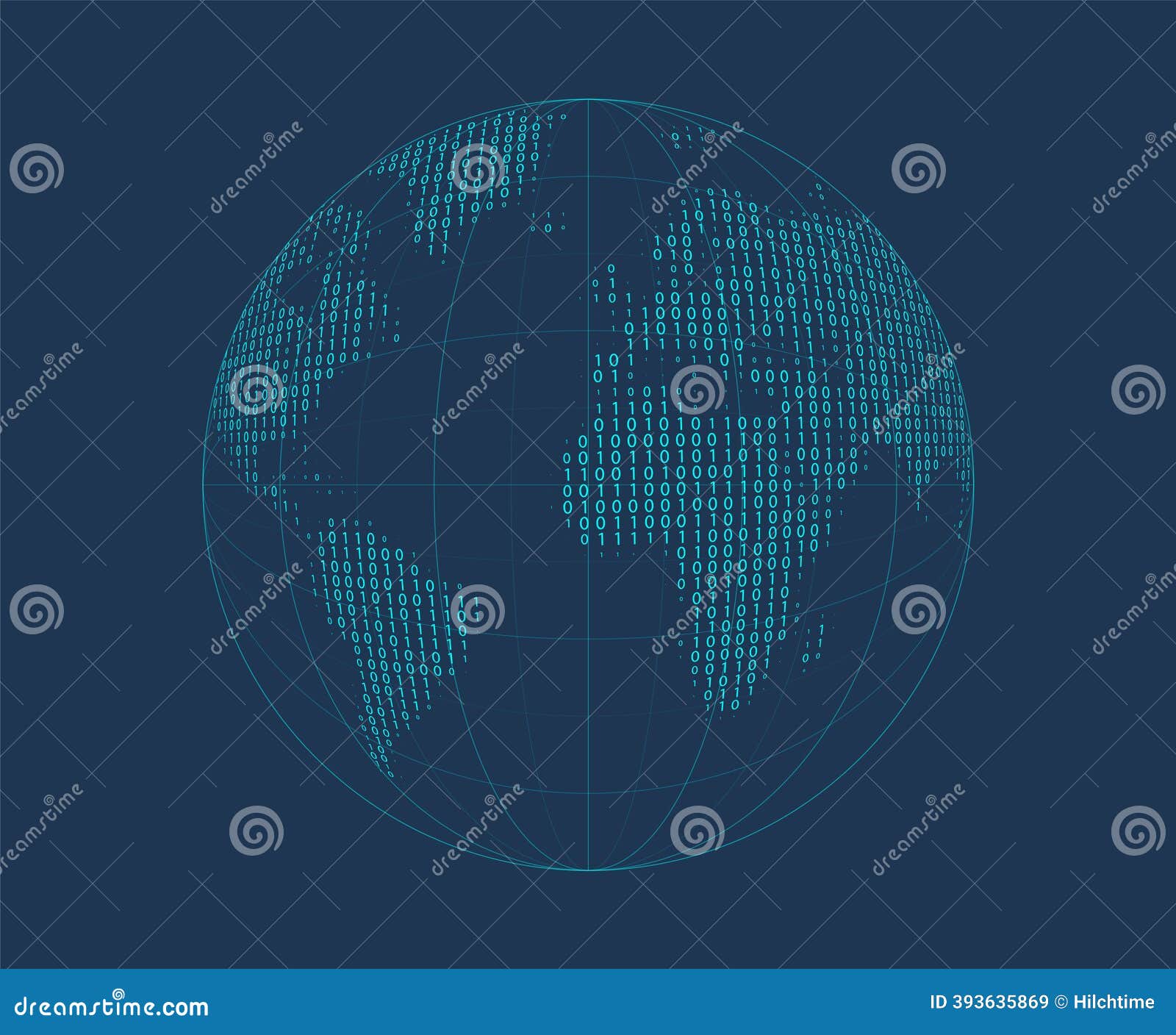Global Data Complexity Representation. Big Data Concept Visualization ...