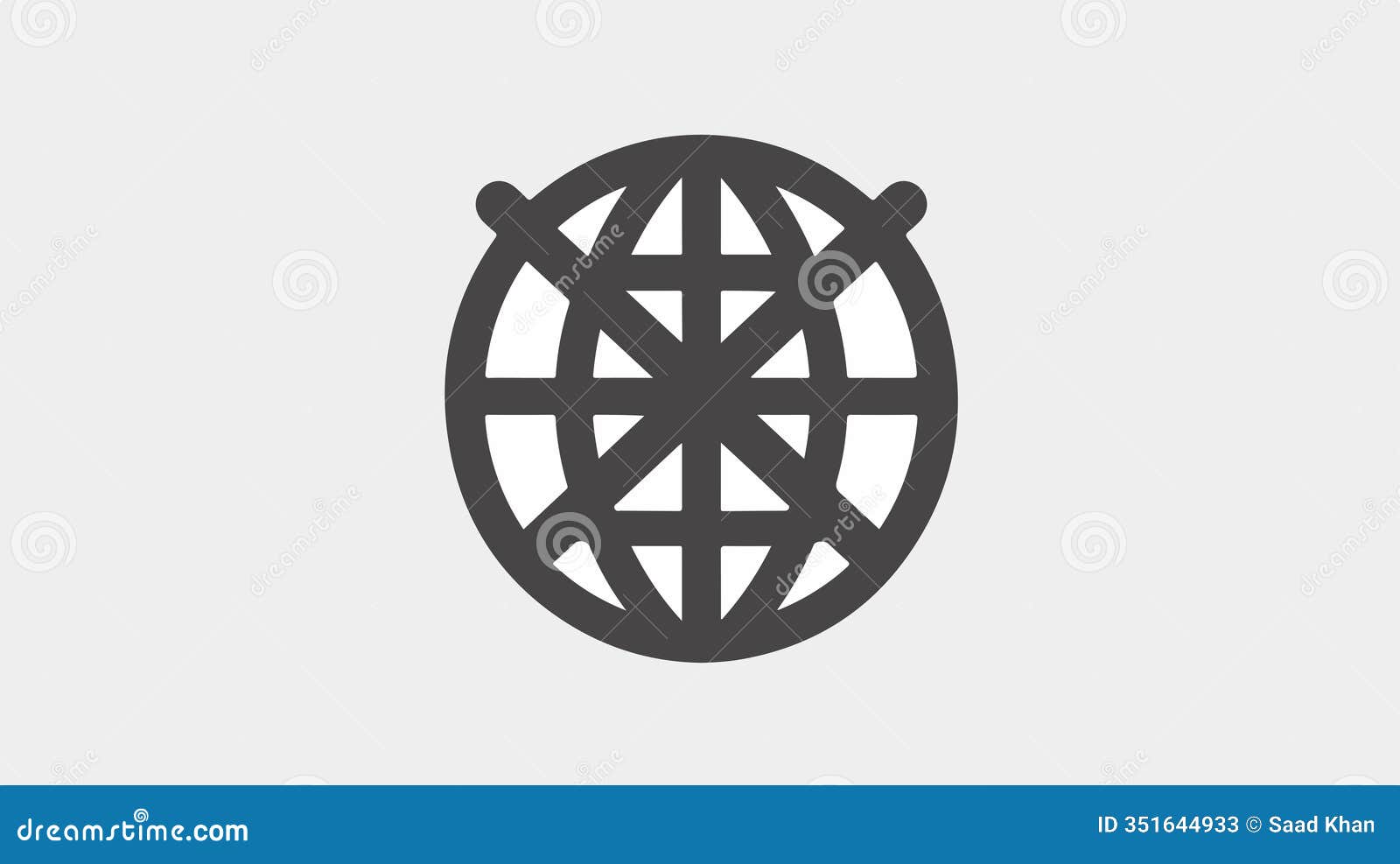 Global Exclusion Concept with Globe and Cross Mark Outline Icon Stock ...