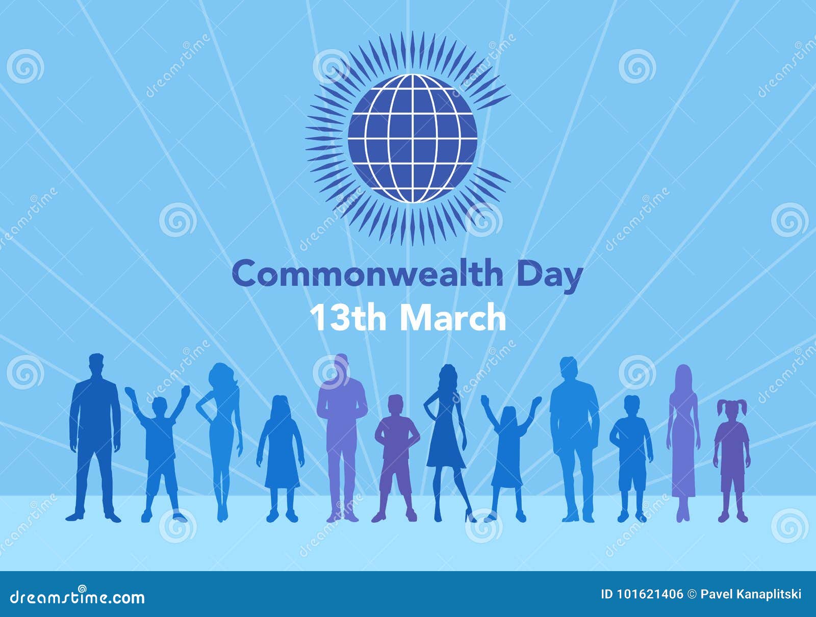 Commonwealth Day Illustration Stock Illustration - Illustration of ...