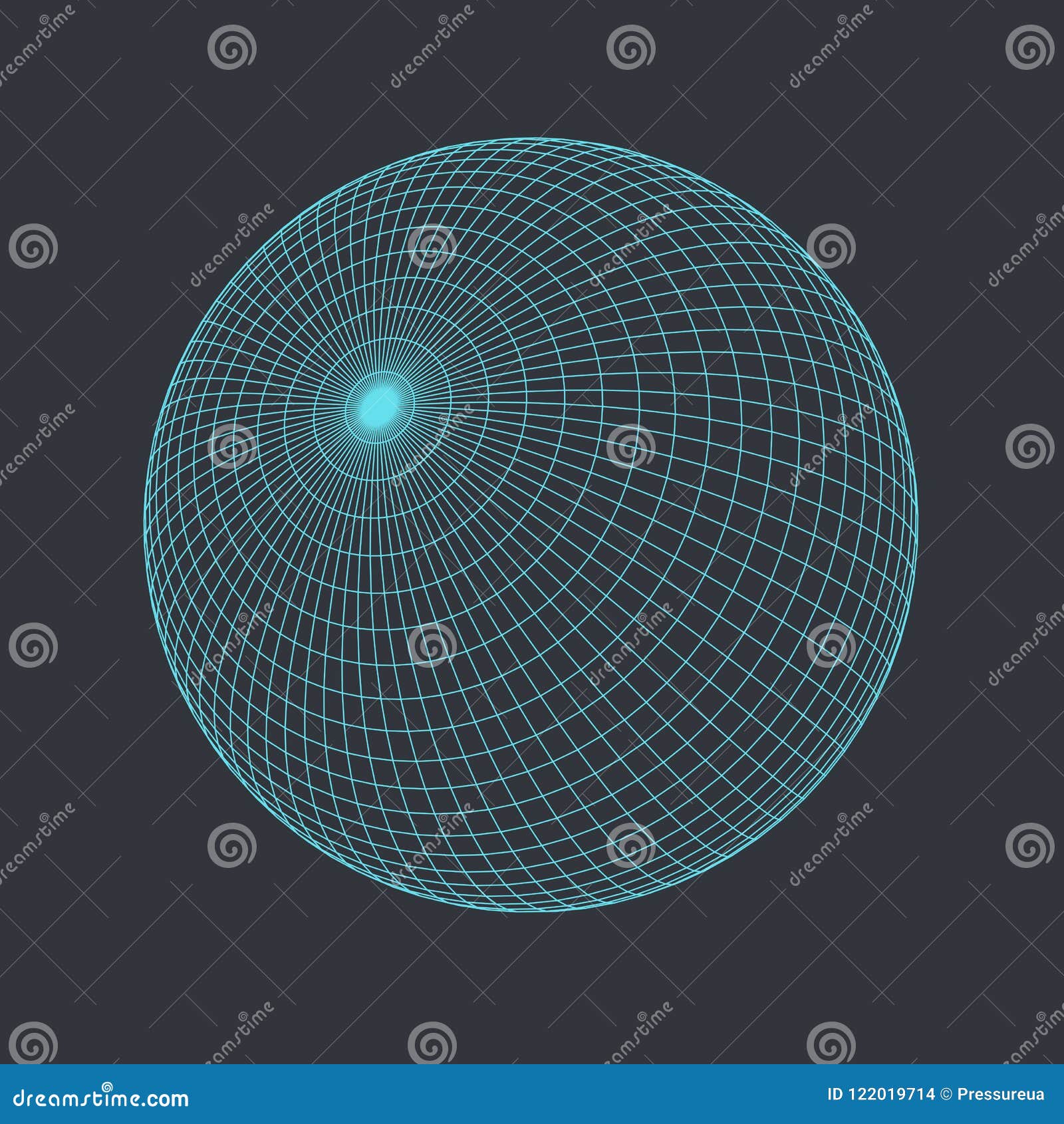 3D Globe Vector Illustration Stock Vector - Illustration of isolated ...