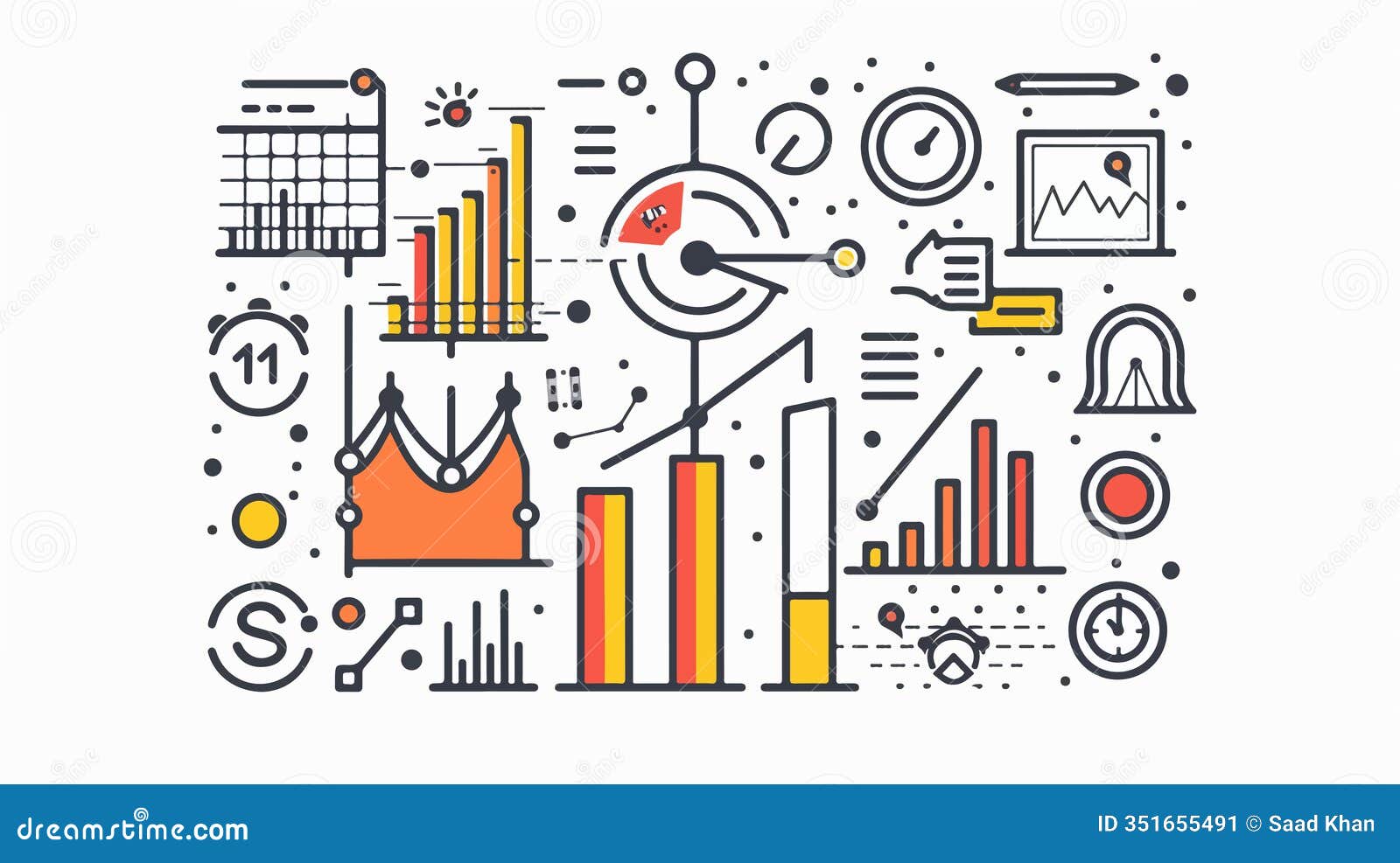 Professional Graph and Filter Data Analysis Outline Icon for Marketing ...