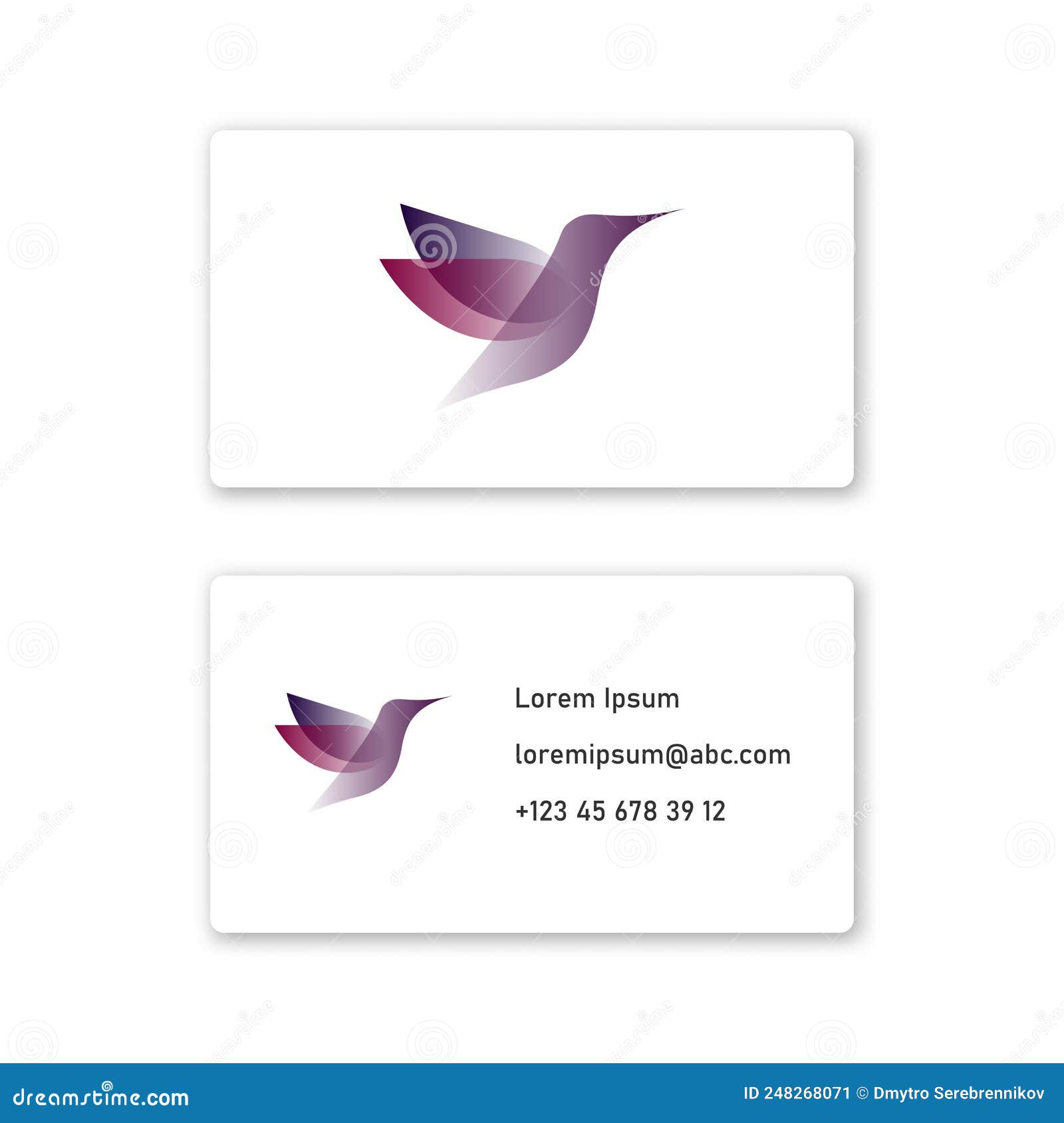 Vector Bird in Shadow Style . Editable Illustration Stock Vector ...