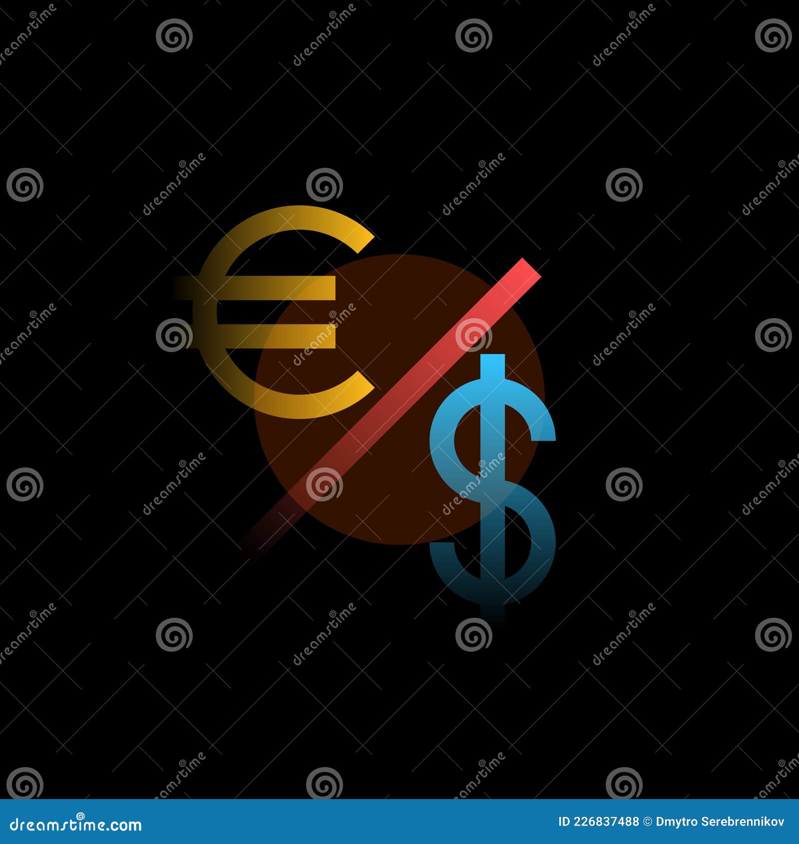 Select Currency. Vector Icon in Gradient Style Stock Vector ...