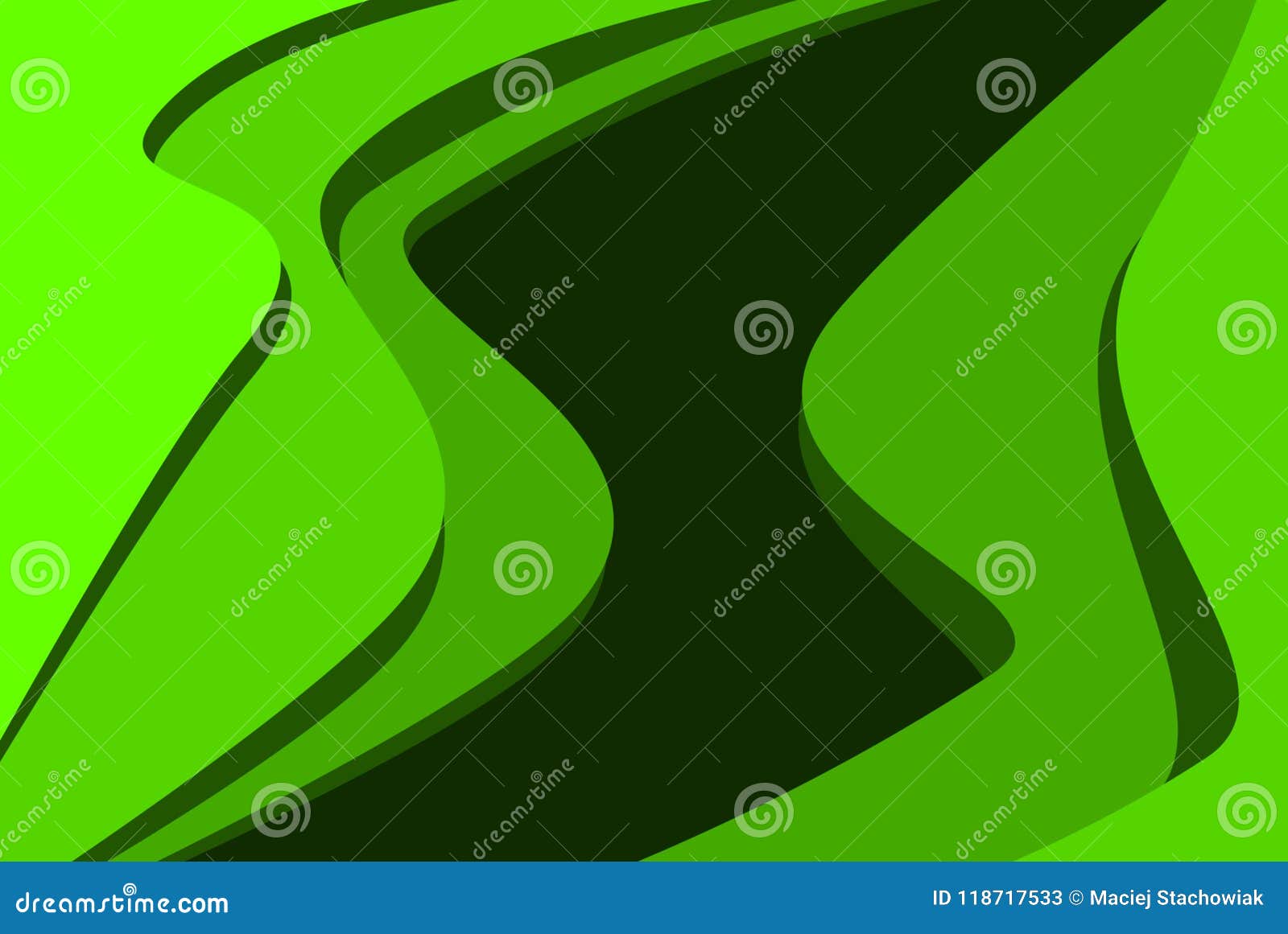 Abstract Valley Illustration Stock Illustration - Illustration of ...