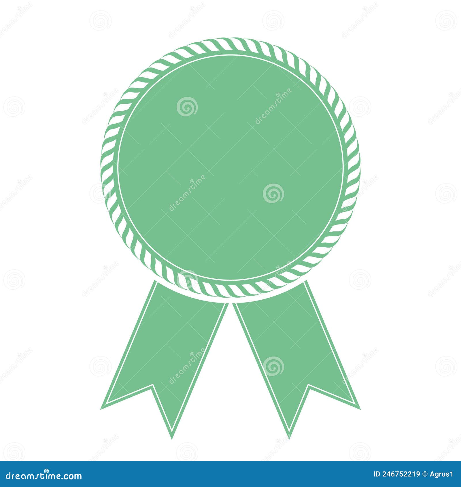 Green Winner Ribbon