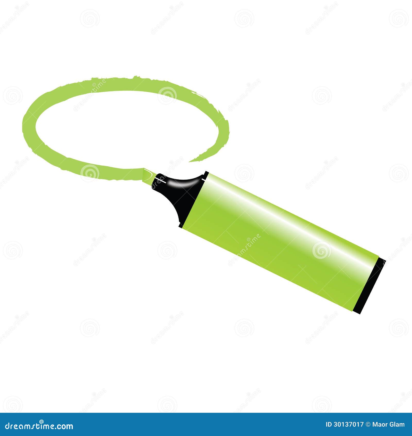 Green Marker Doodles Texture On White Background Royalty-Free Stock ...