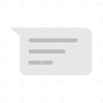 Vector of Illustration Grey Message Bubble Icon Stock Vector ...