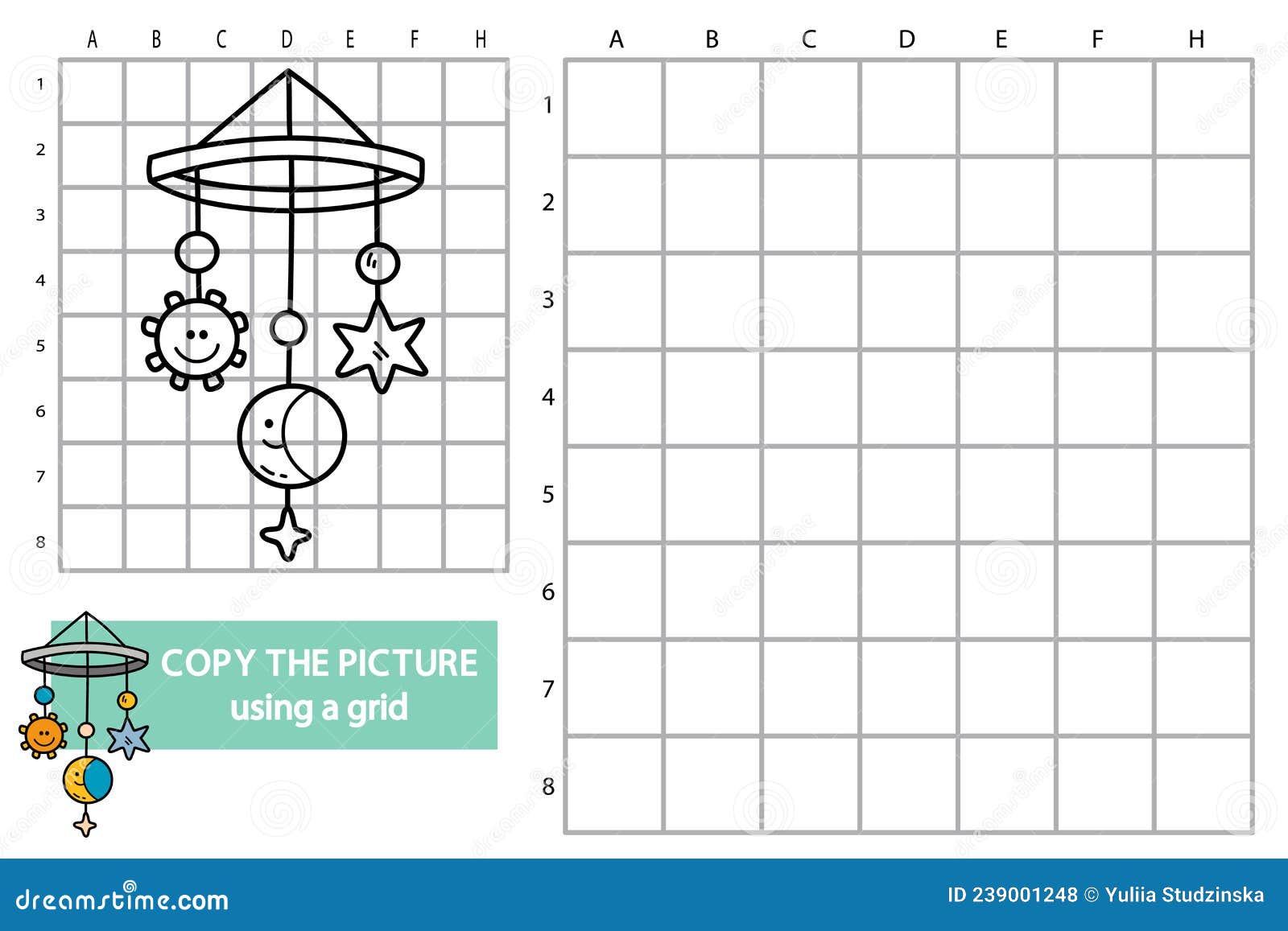 Mobile grid copy picture stock vector. Illustration of puzzle - 239001248