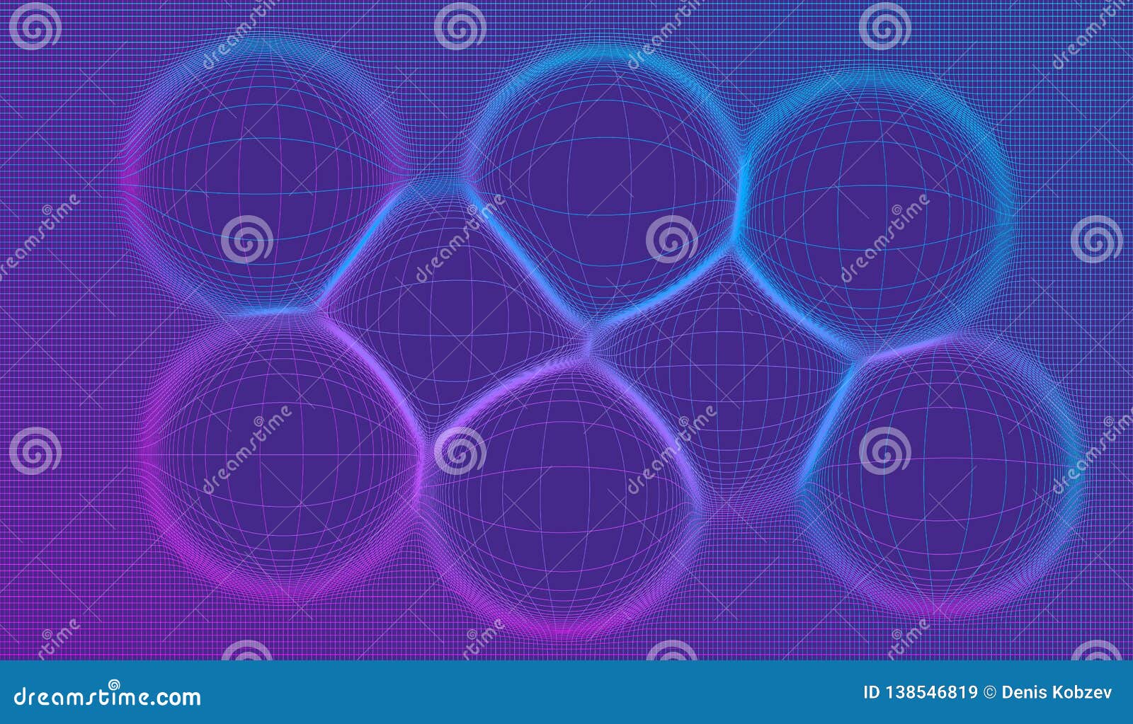 Vector Illustration. Grid of Lines Curved in the Style of a Crow Stock ...