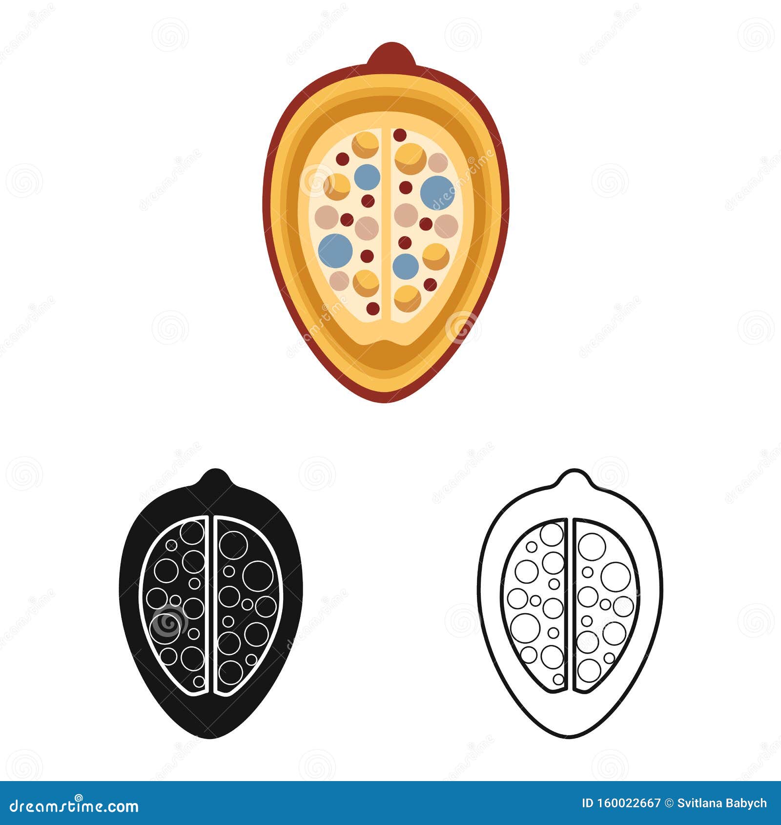 Vector Design of Groundnut and Seed Symbol. Set of Groundnut and ...