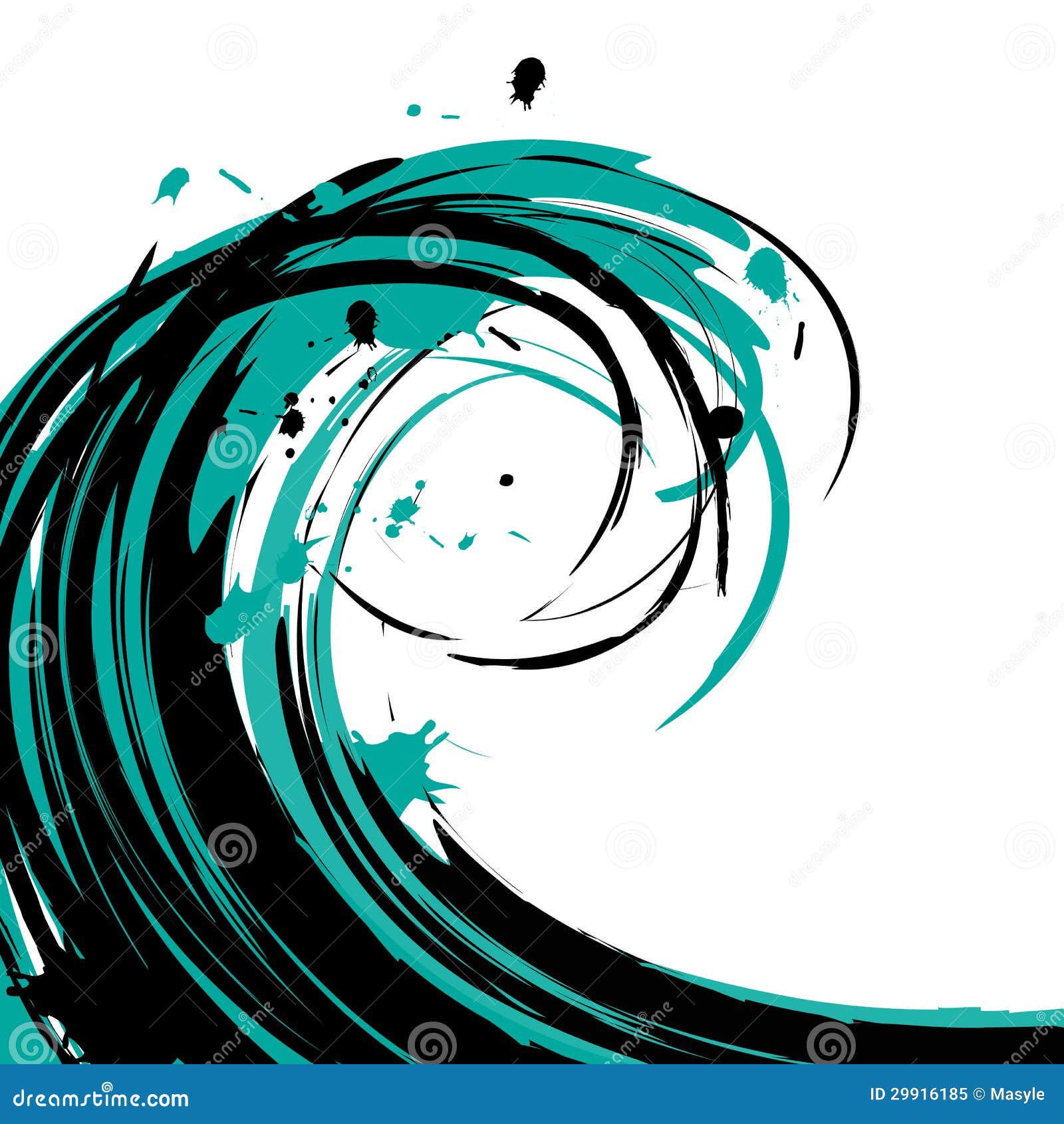 Illustration Wave Brushstroke Stock Illustrations – 3,608 Illustration ...
