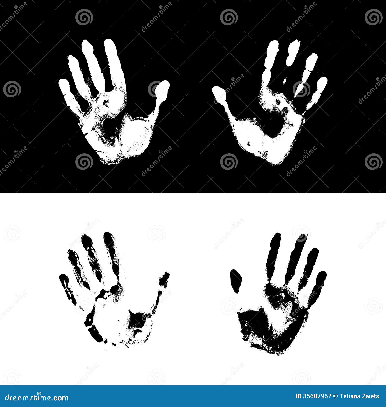 Grunge Human Shoe Print Shoe Mark Vector Illustration Set ...