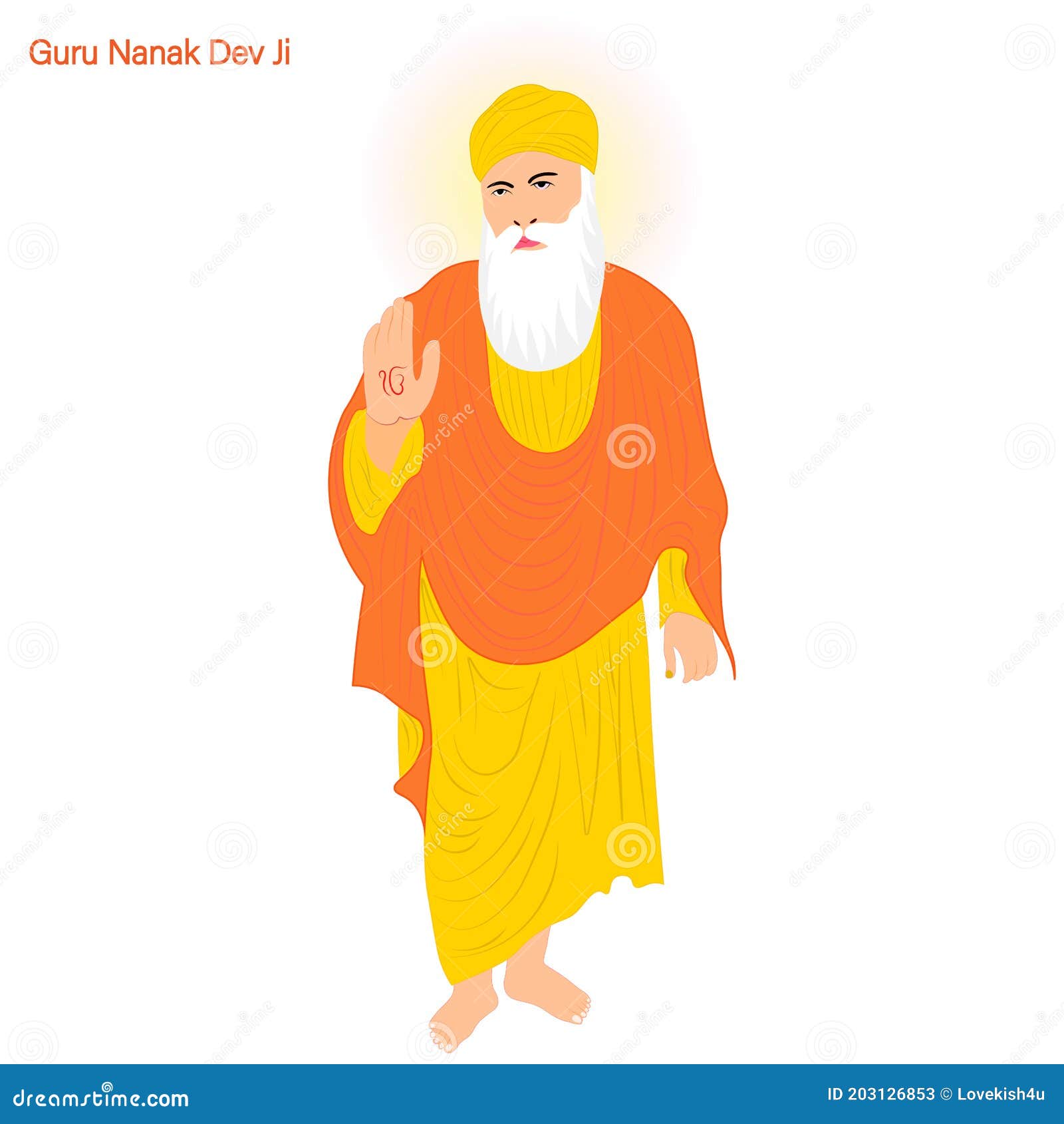 Vector Illustration For Guru Nanak Jayanti The Birth Anniversary Of ... Vector Illustration For Guru Nanak Jayanti The Birth Anniversary Of ...