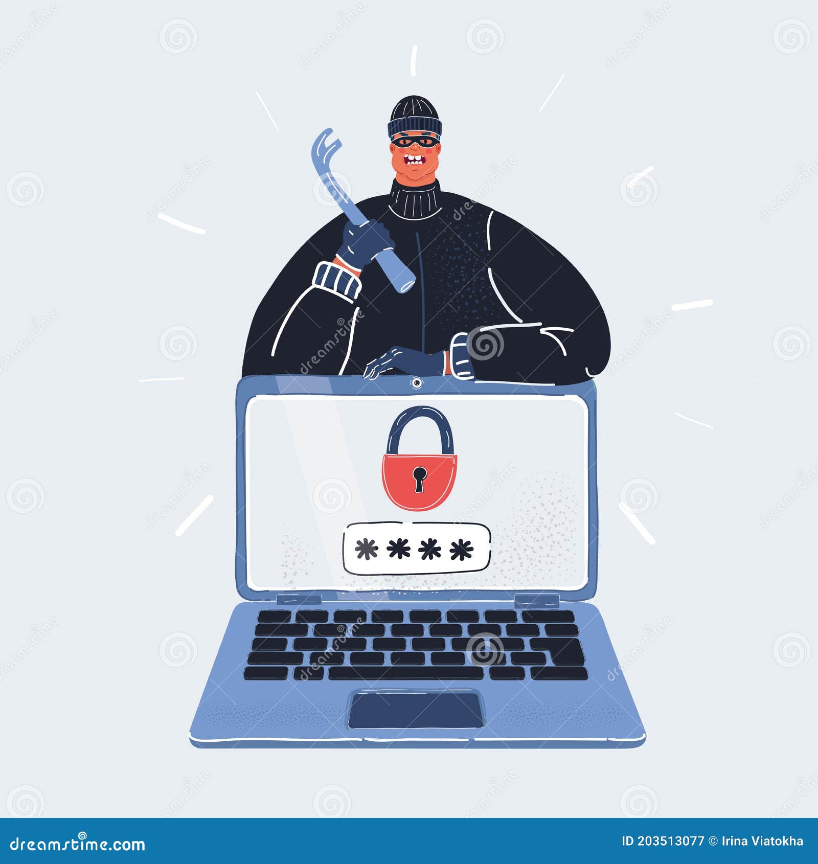 Computer Hack White Background Stock Illustrations – 4,038 Computer ...