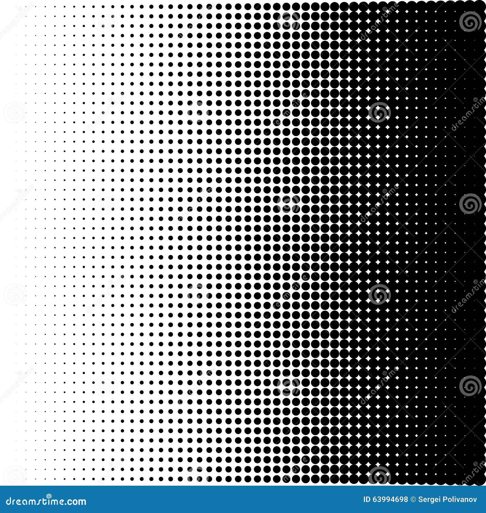 Vector Illustration of a Halftone Pattern Stock Vector - Illustration ...