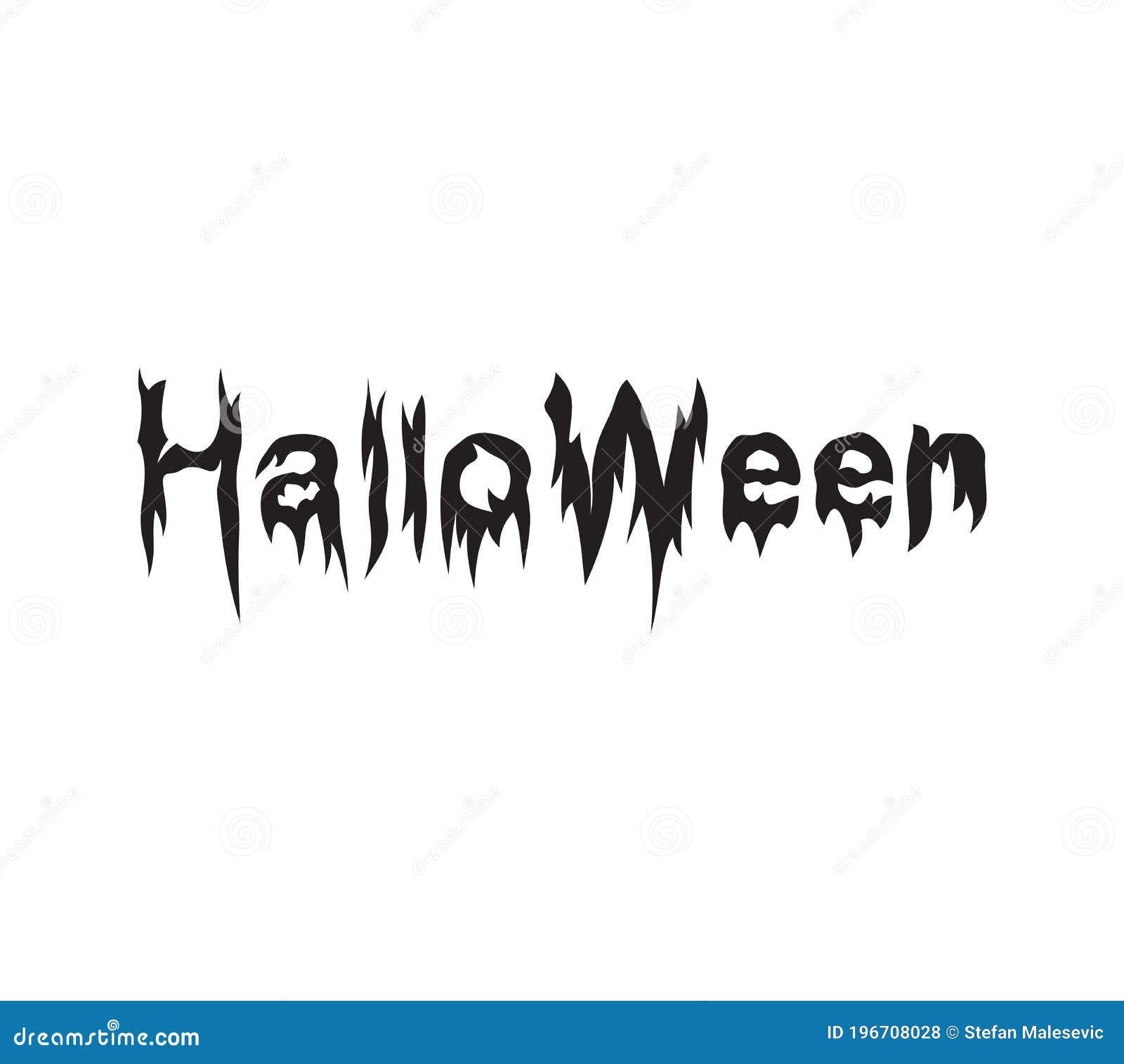 Halloween sign stock vector. Illustration of holiday - 196708028