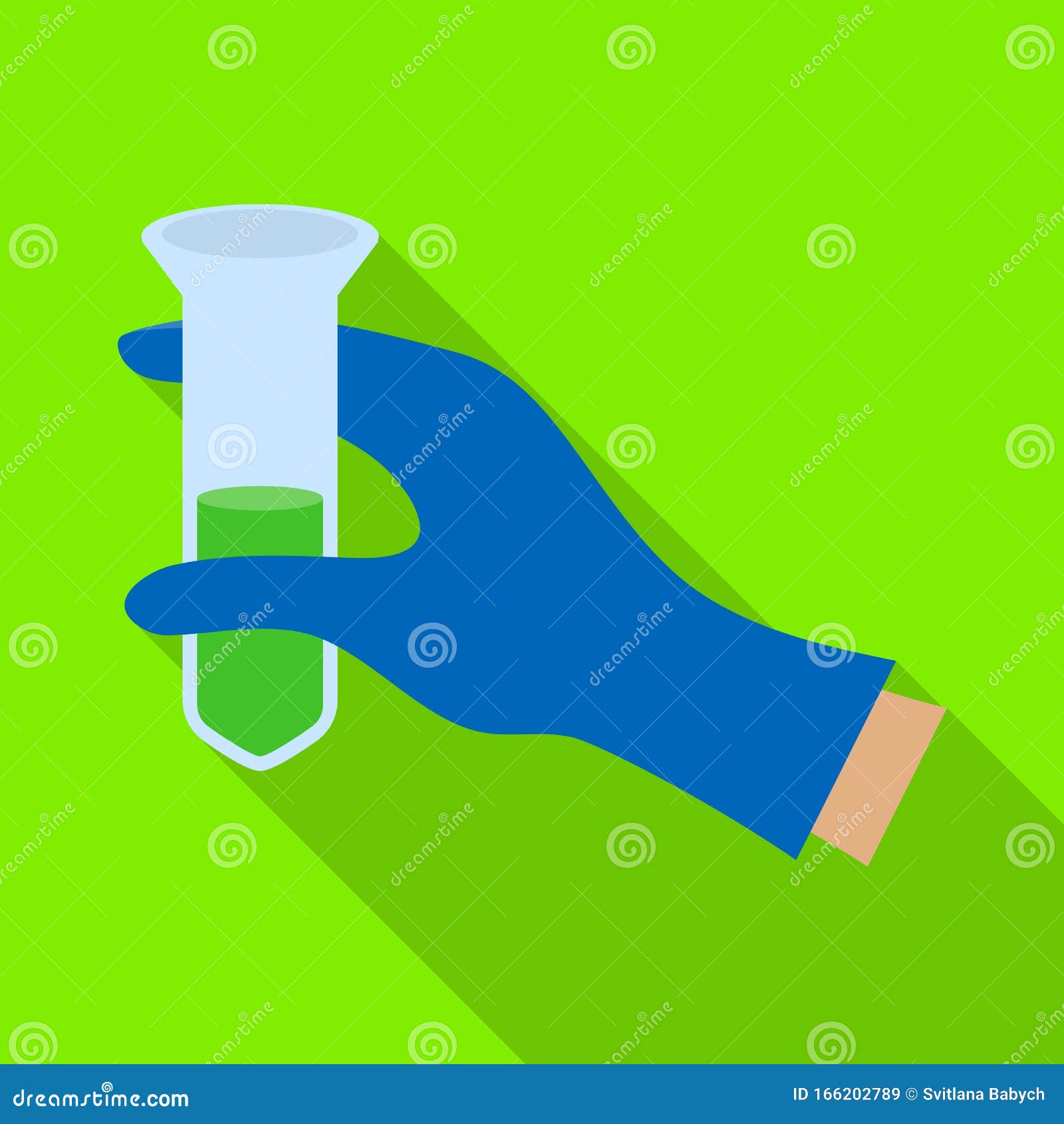 Vector Design of Hand and Beaker Icon. Web Element of Hand and Test ...