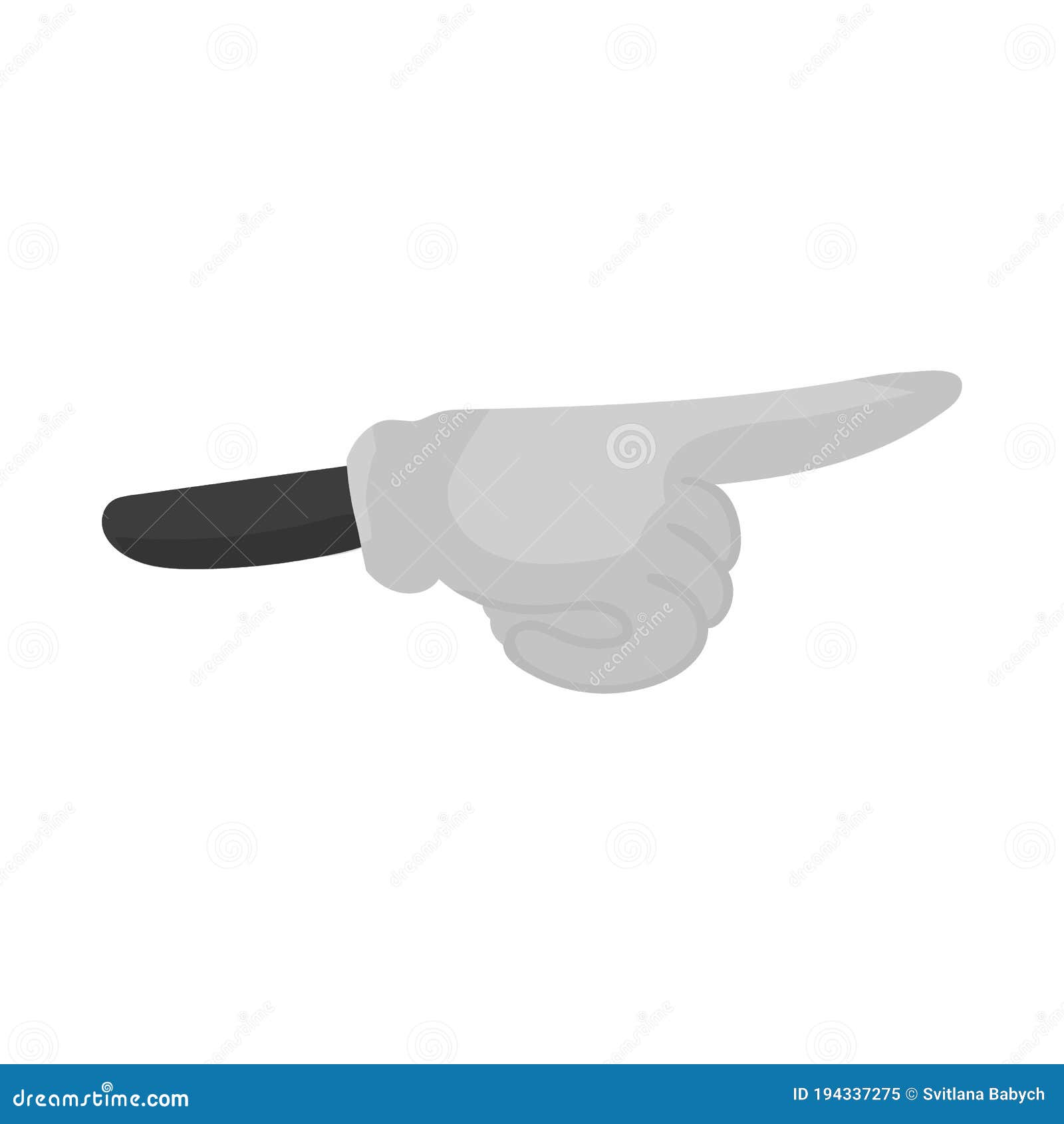 Vector Design of Hand and Comic Icon. Web Element of Hand and Cute ...