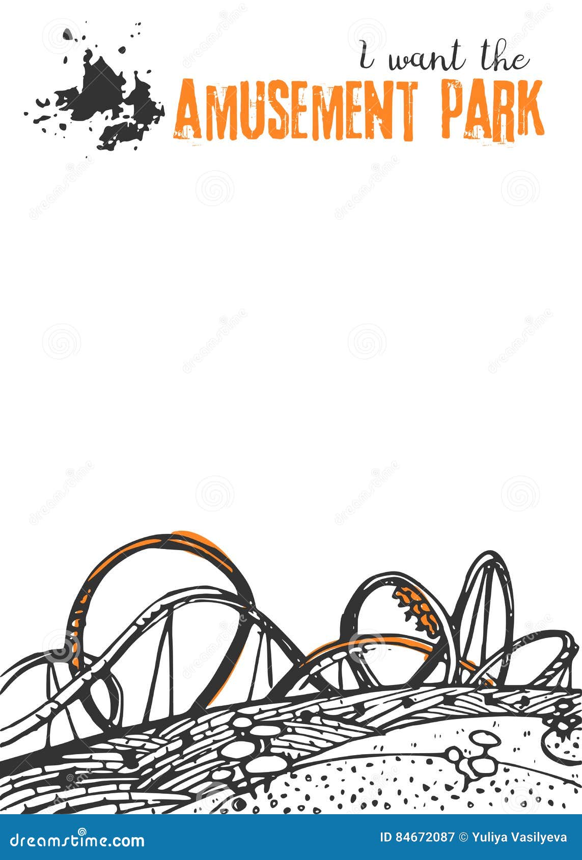 Roller Coaster Pattern Stock Illustrations – 188 Roller Coaster Pattern ...