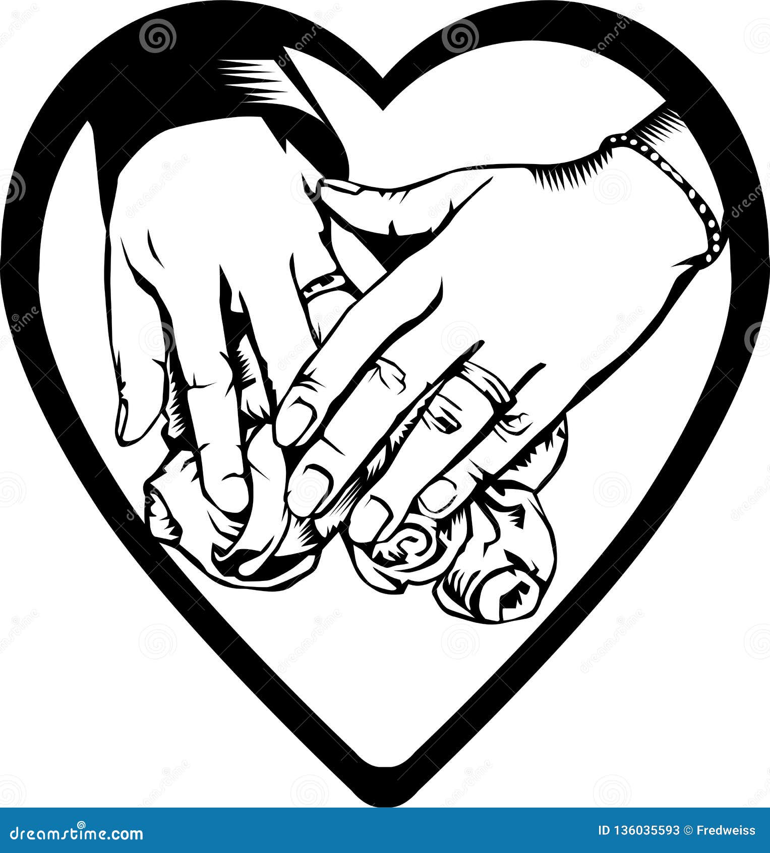 Wedding Vector Illustration Stock Vector - Illustration of hands ...