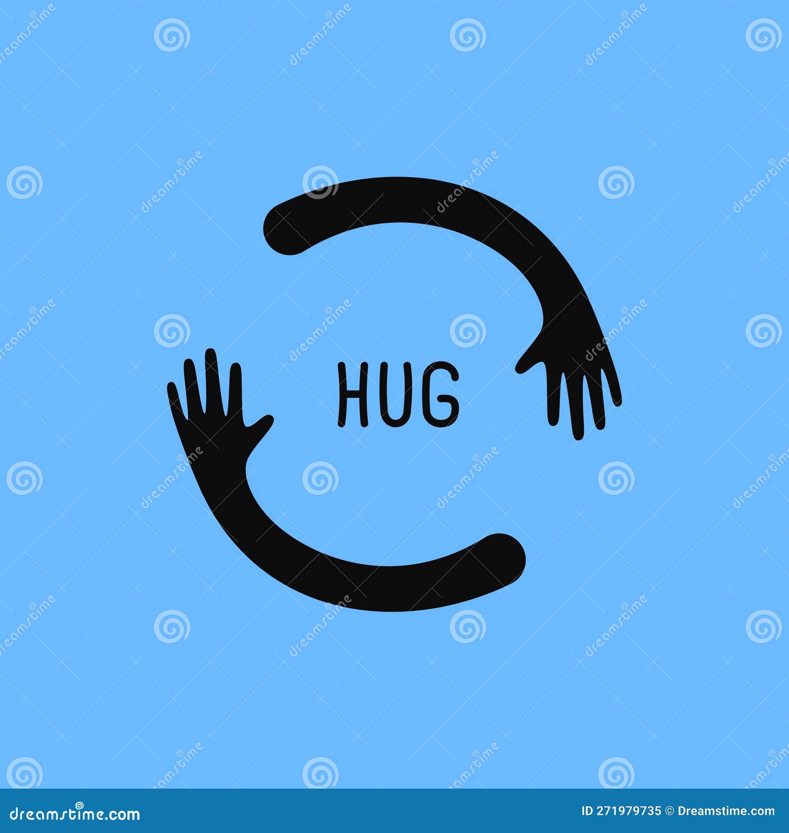 Vector illustration stock vector. Illustration of hands - 271979735