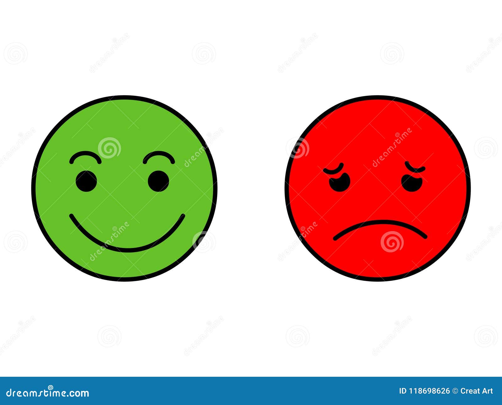 Sad Line Emoticon Sticker