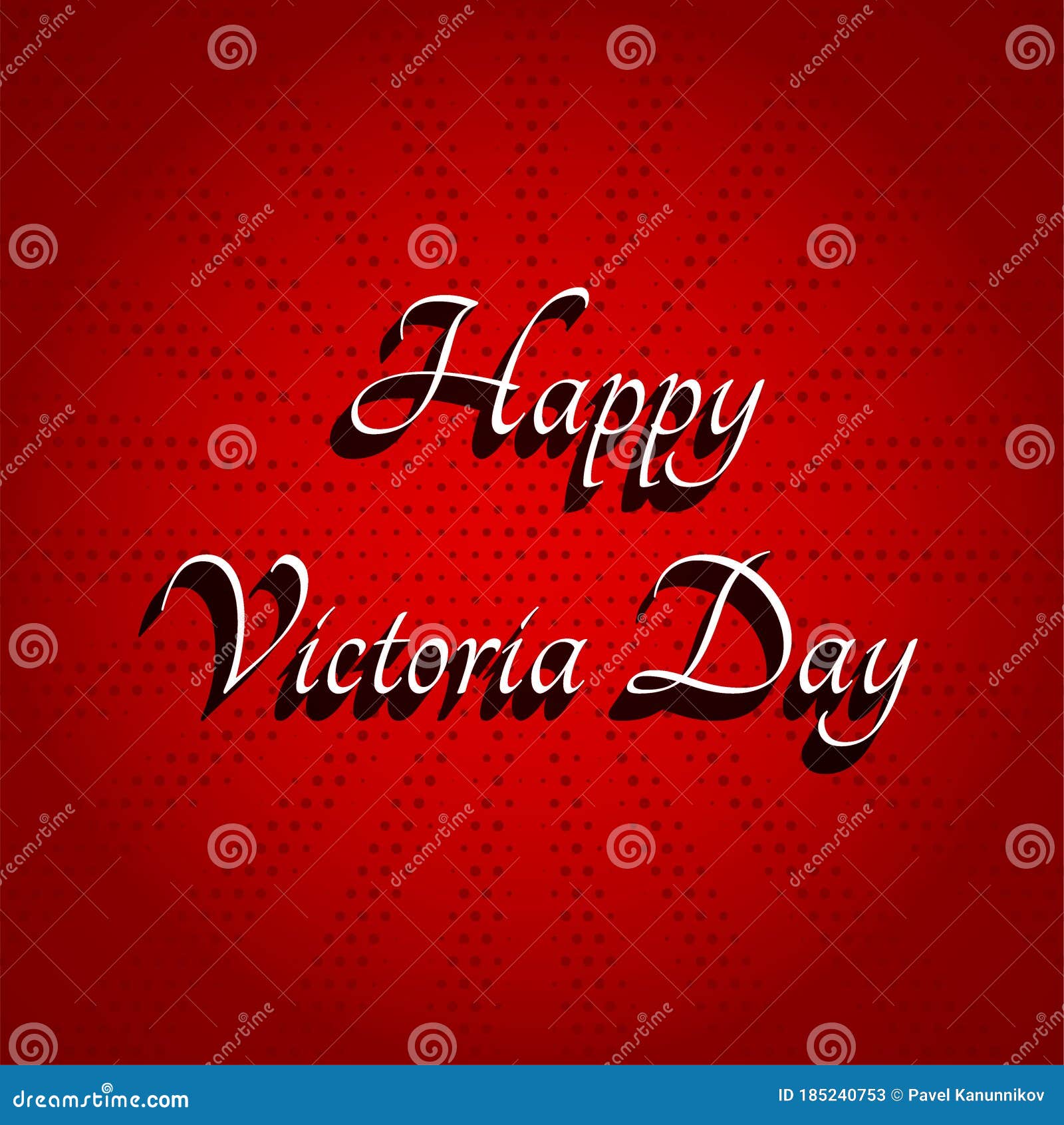 Vector Illustration of Happy Victoria Day. Eps Stock Illustration ...