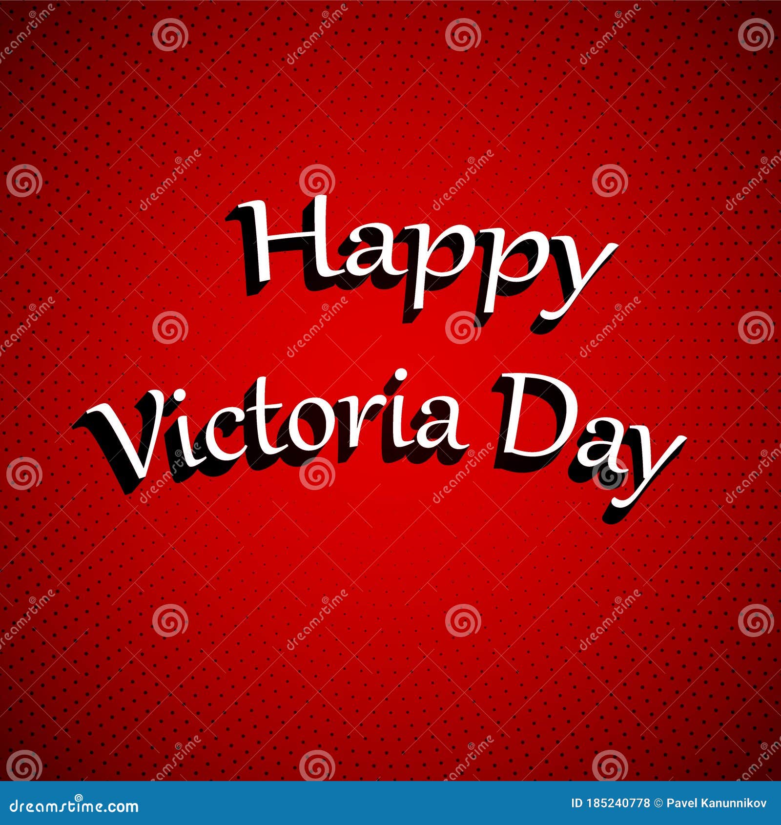 Vector Illustration of Happy Victoria Day. Eps Stock Illustration ...