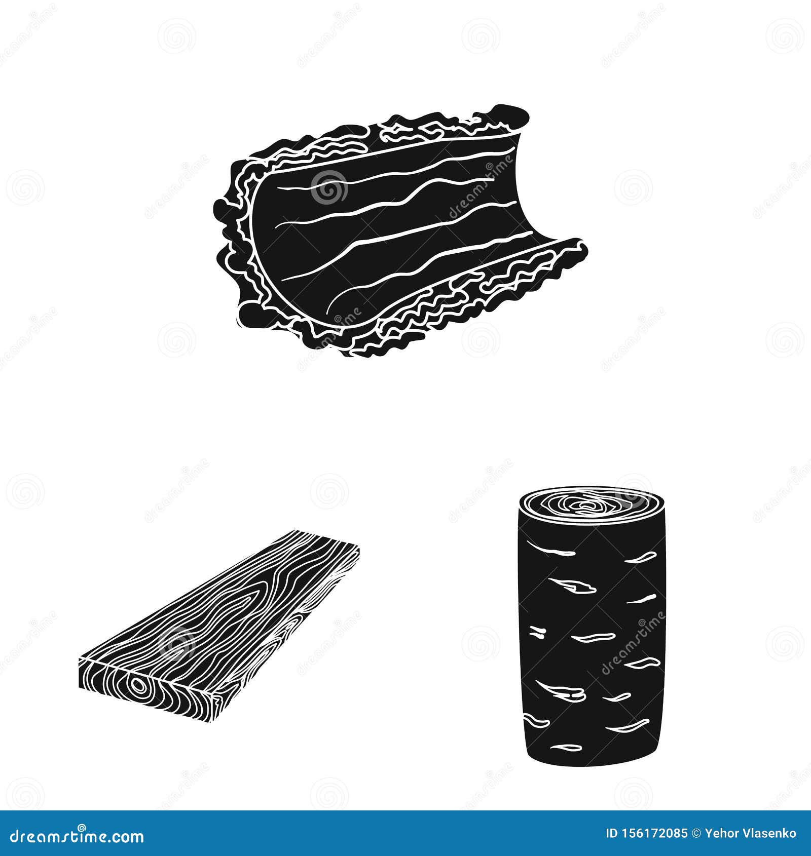 Vector Illustration Of Hardwood And Construction Logo Set Of Hardwood